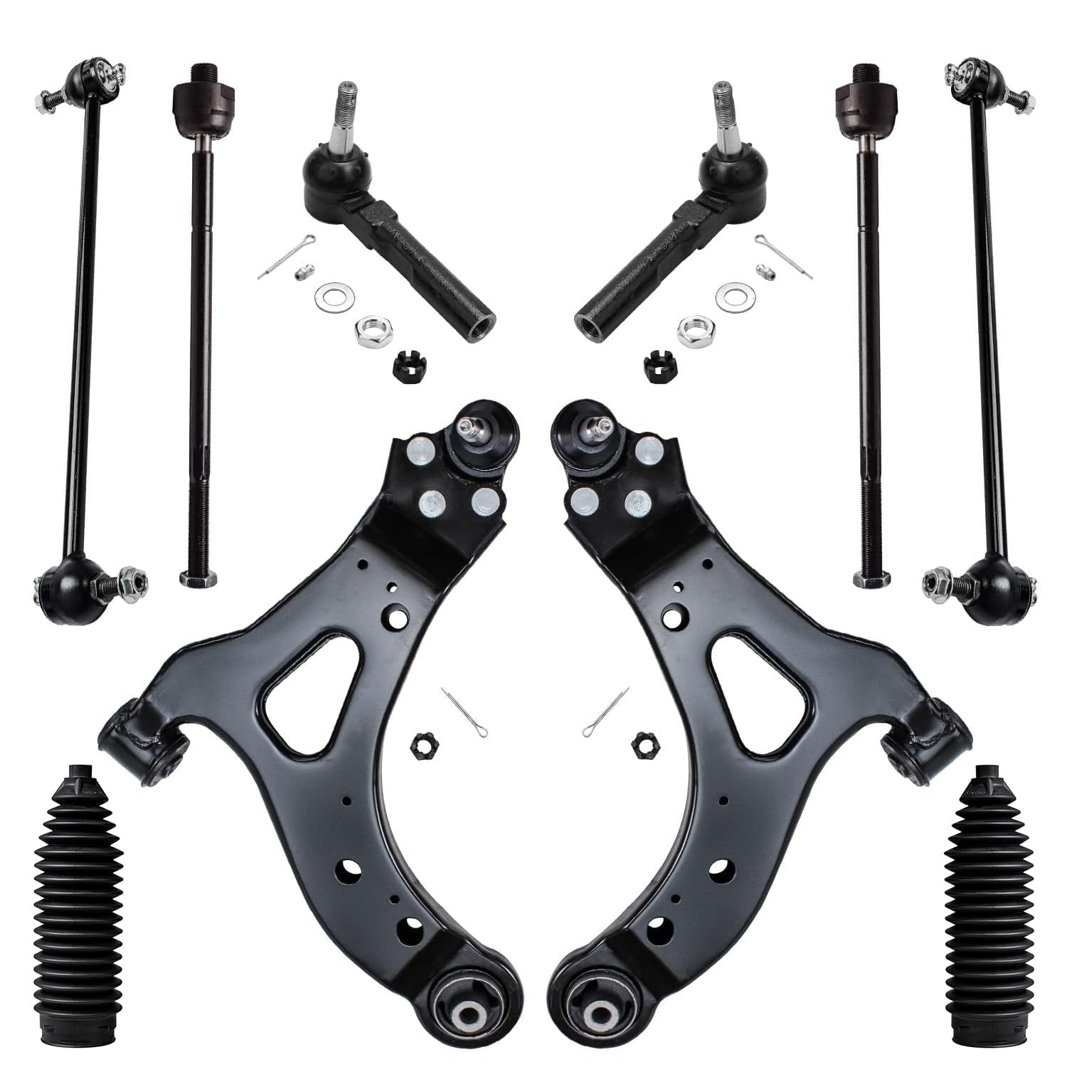 Detroit Axle - Front 10pc Suspension Kit for Buick Terraza Chevy Uplander Pontiac Montana Saturn ...