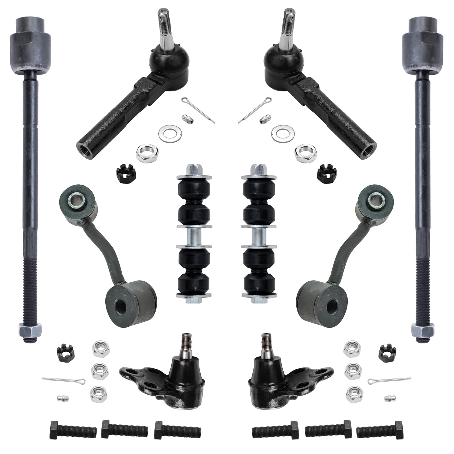Detroit Axle - Front 10pc Suspension Kit for Chevy Classic Malibu Olds Alero Cutlass Pontiac ...
