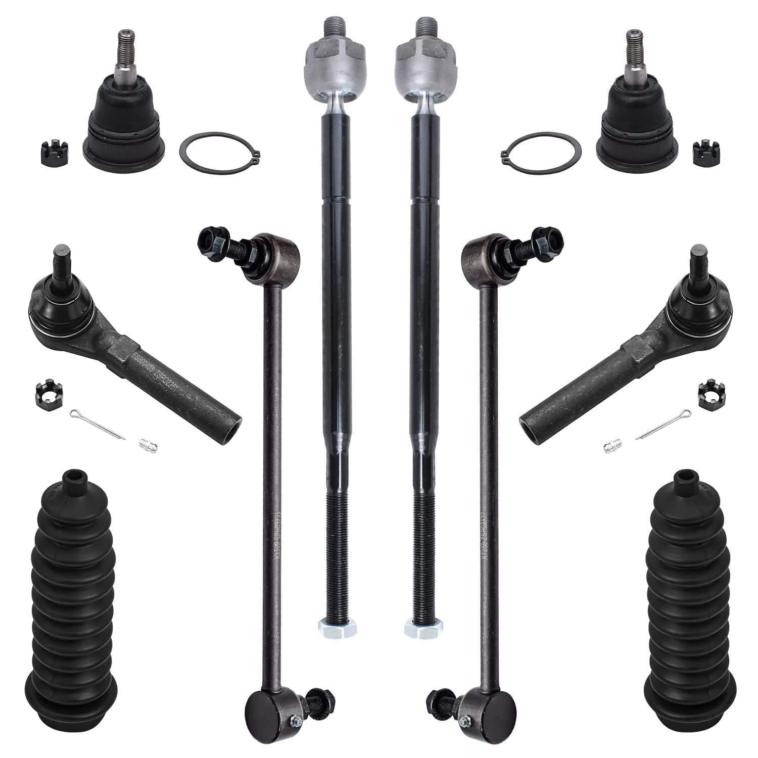 Detroit Axle - Front 10pc Suspension Kit for Dodge Grand Caravan ...