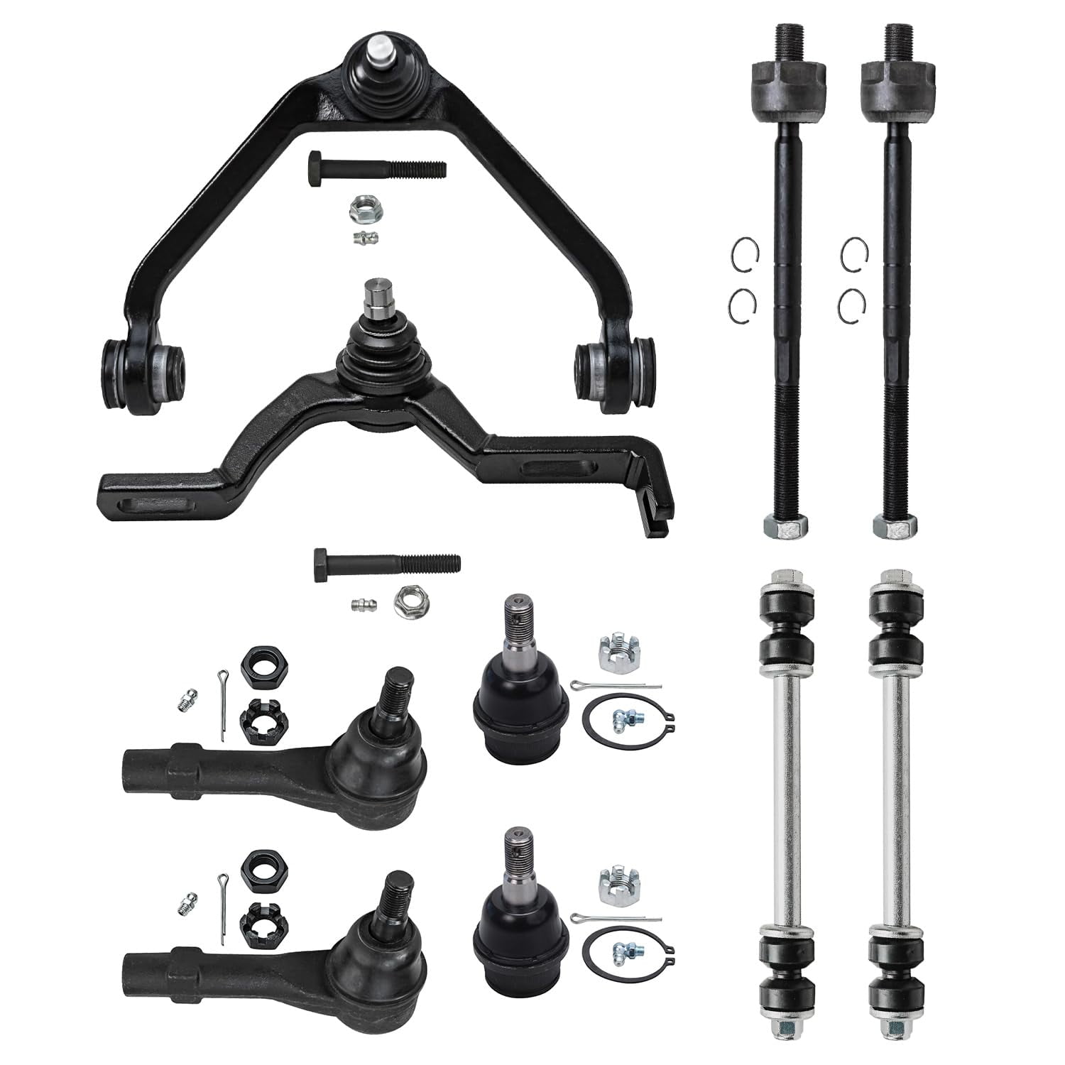 Detroit Axle - Front 10pc Suspension Kit for Ford Explorer Ranger Mercury Mountaineer Mazda ...