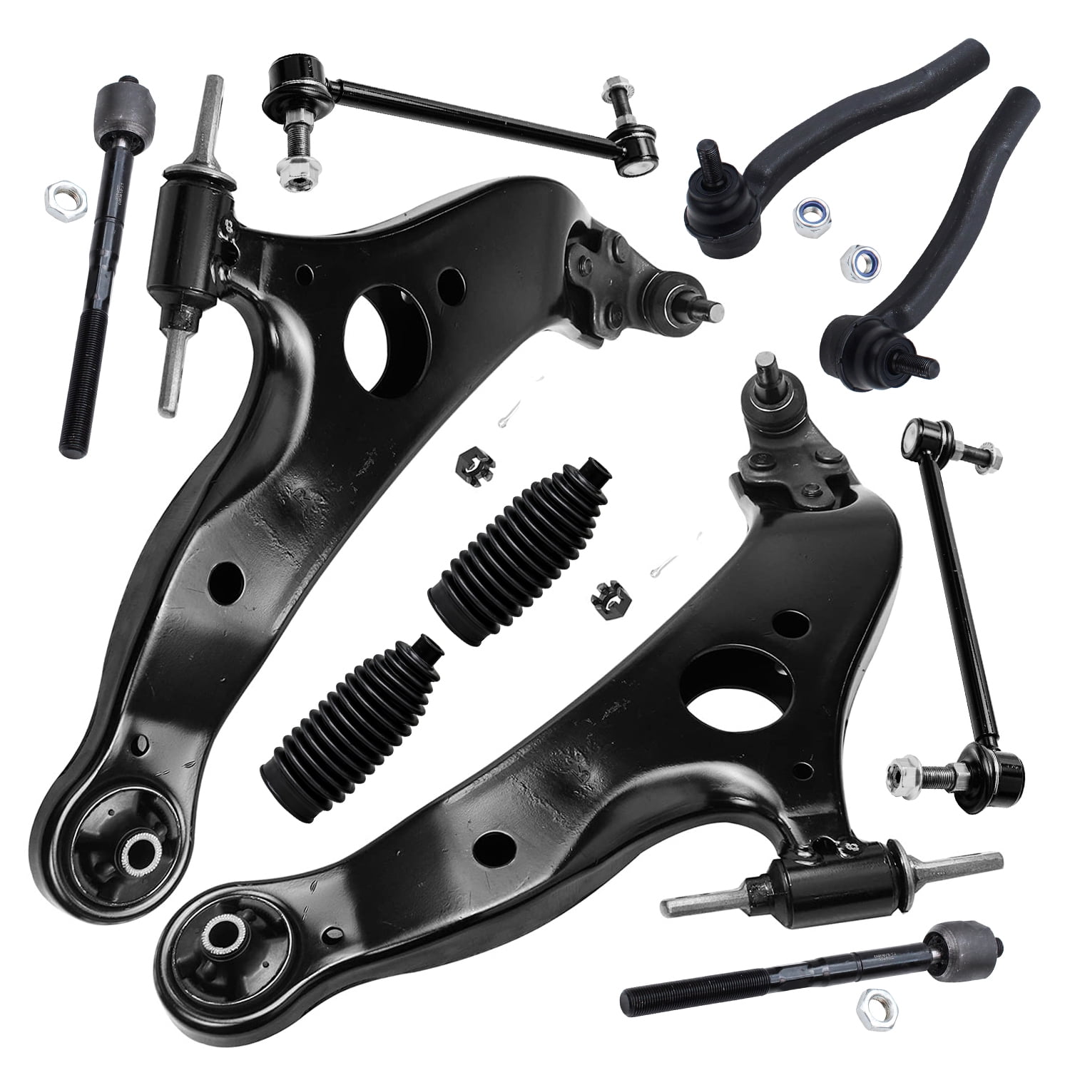 Detroit Axle - Front 10pc Suspension Kit for Toyota Sienna 2004 2005 ...