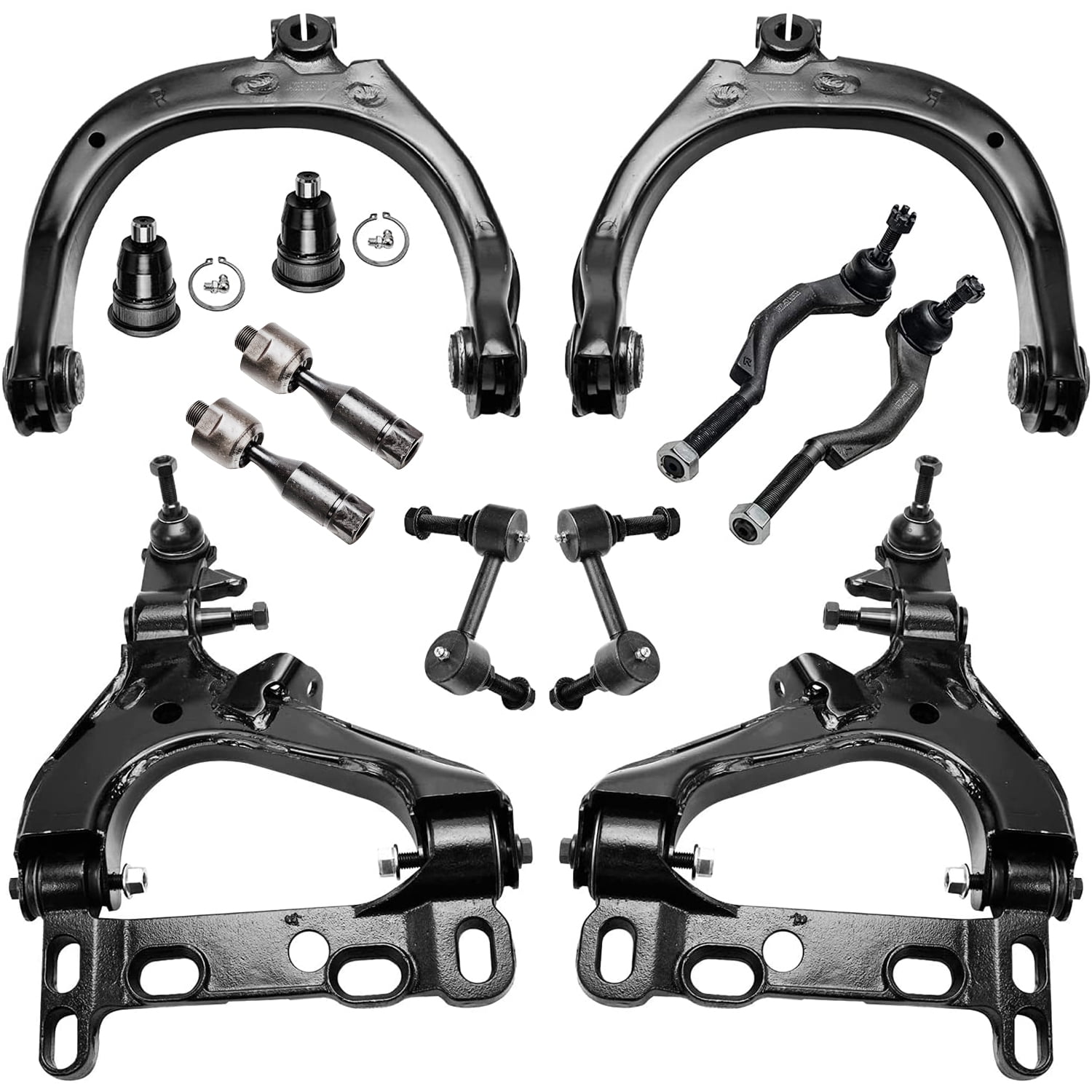Detroit Axle - Front 12pc Suspension Kit for 2002-2003 Chevy ...