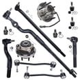 Detroit Axle - Front 12pc Suspension Kit for 2003-2004 Ford F-350 F-250 ...