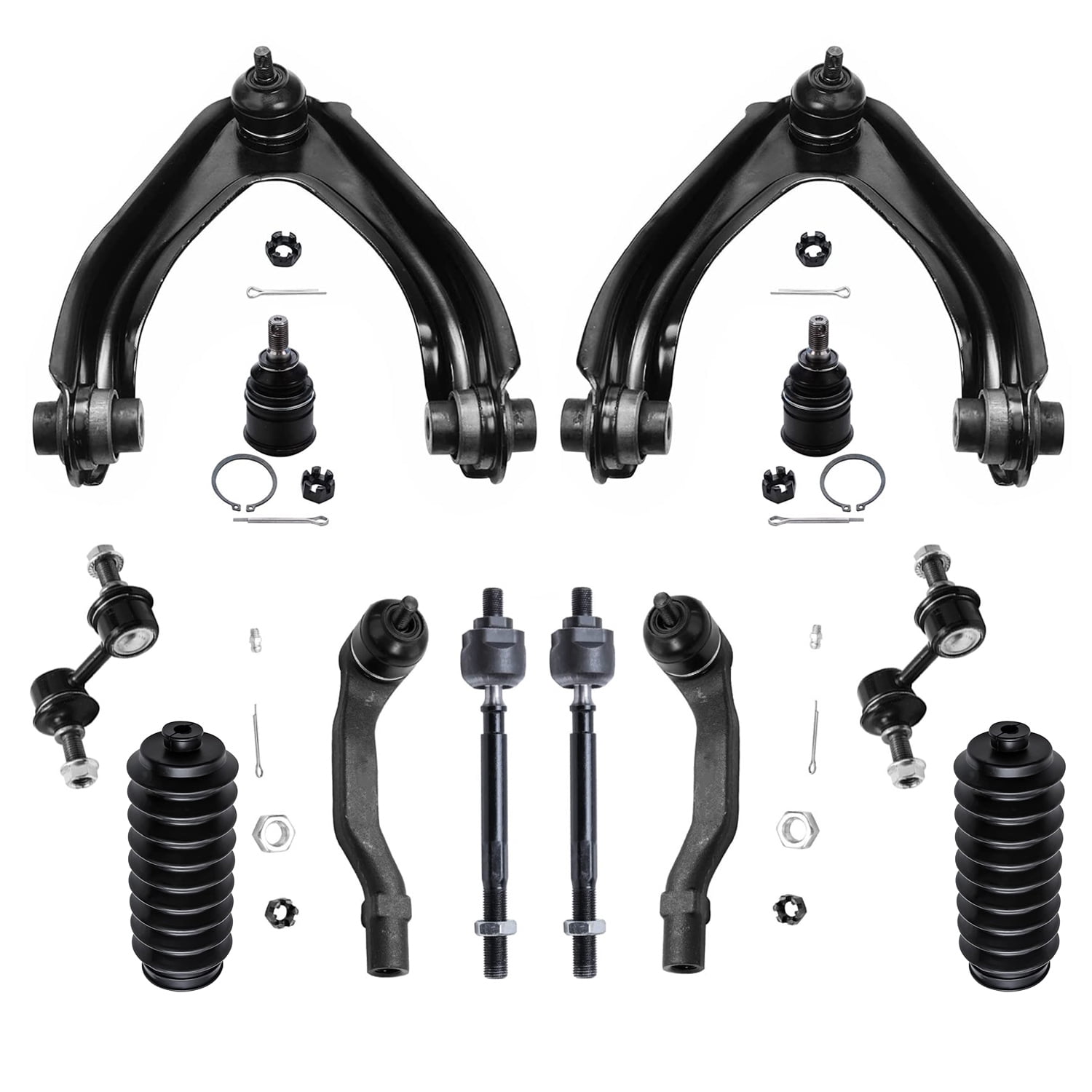 Detroit Axle 12pc Kit for 1997-2001 Honda CR-V: Control Arms, Ball ...