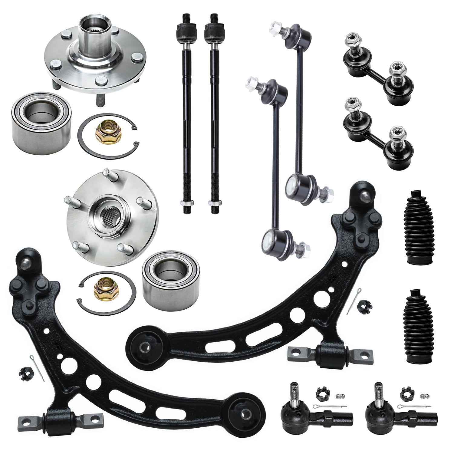 Detroit Axle - Front 14pc Suspension Kit for 1992-1996 Toyota Camry 2 ...