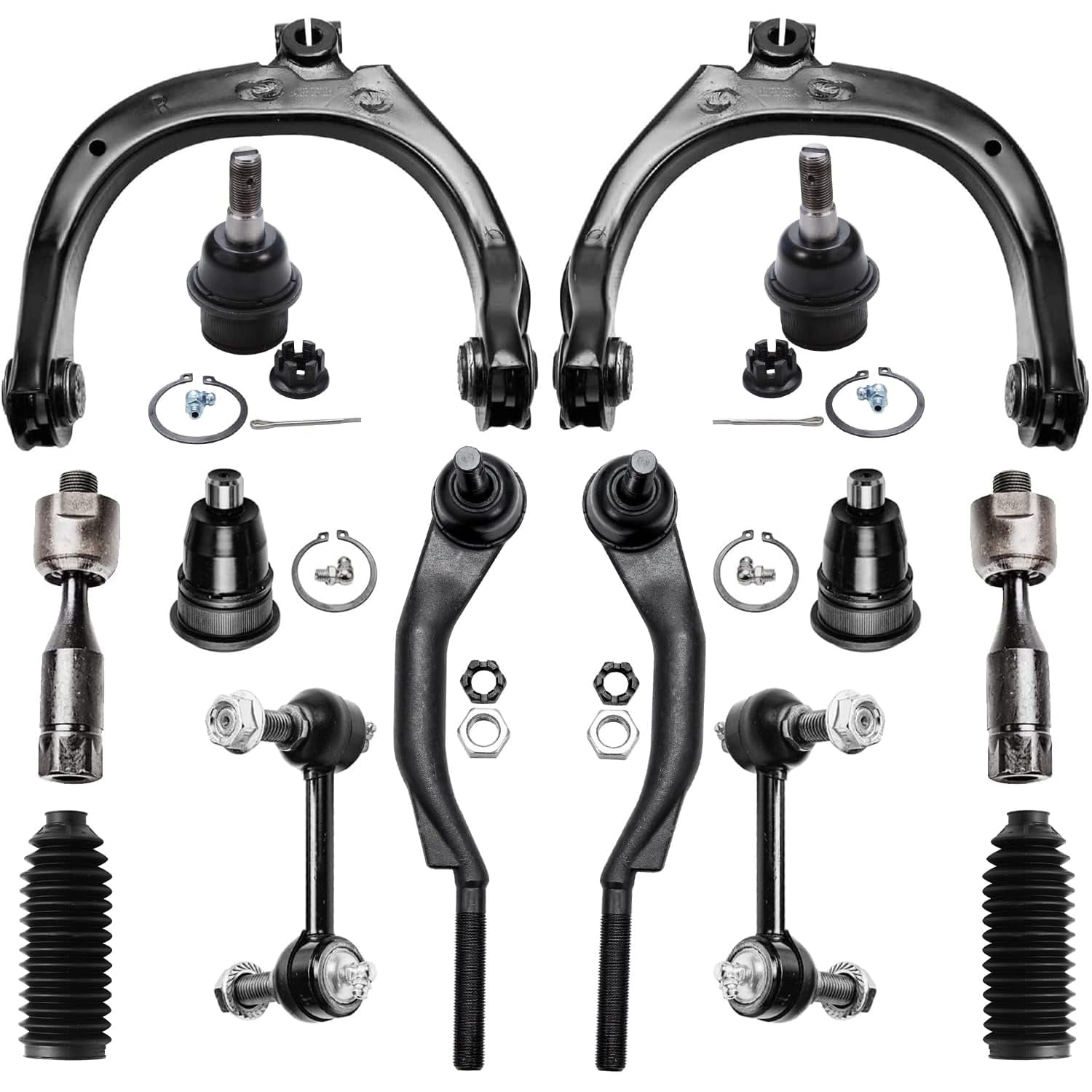 Detroit Axle - Front 14pc Suspension Kit for Chevy Trailblazer EXT SSR ...