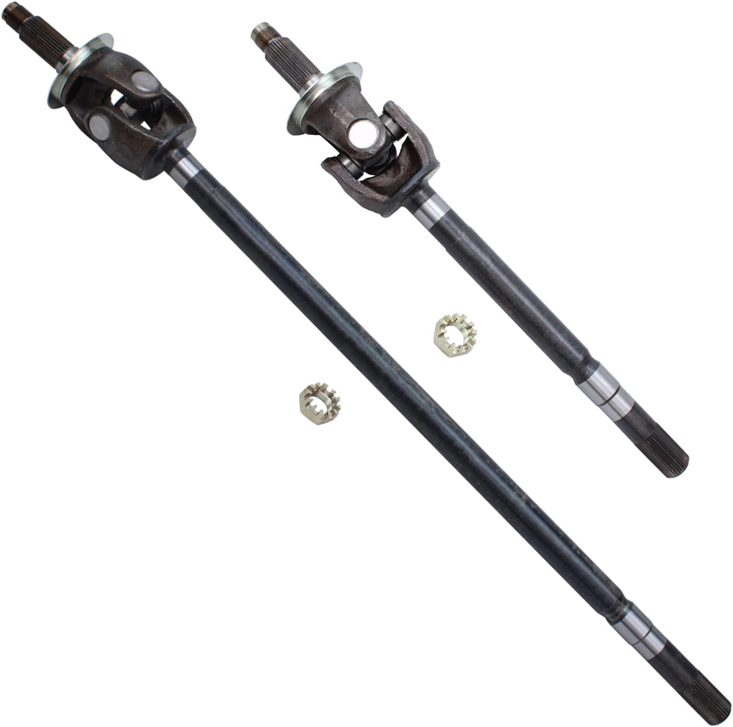 Detroit Axle - Front 2pc CV Axles for 03-08 Dodge Ram 2500 3500, 2 CV ...