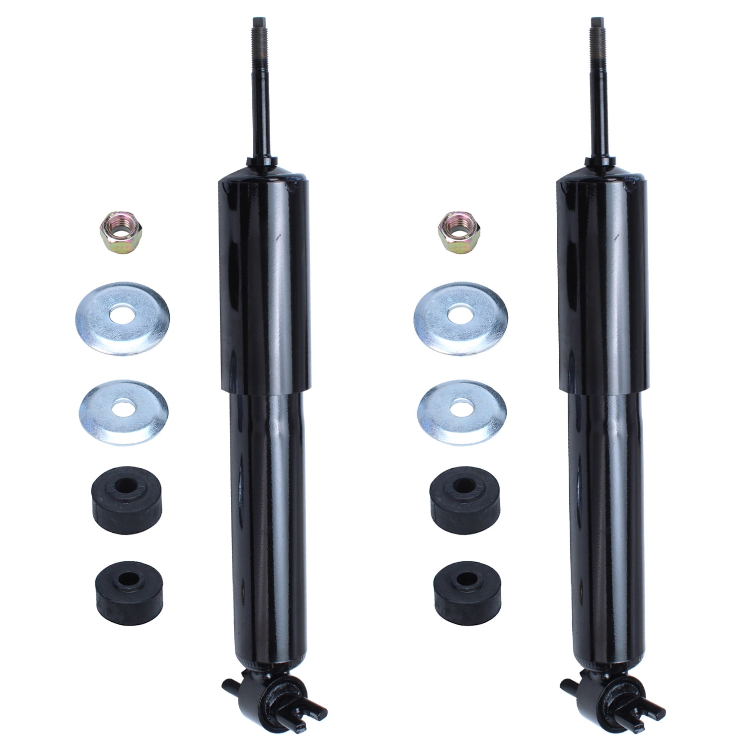 Detroit Axle - Front 2pc Shock Absorbers for 2WD Chevy Express GMC ...