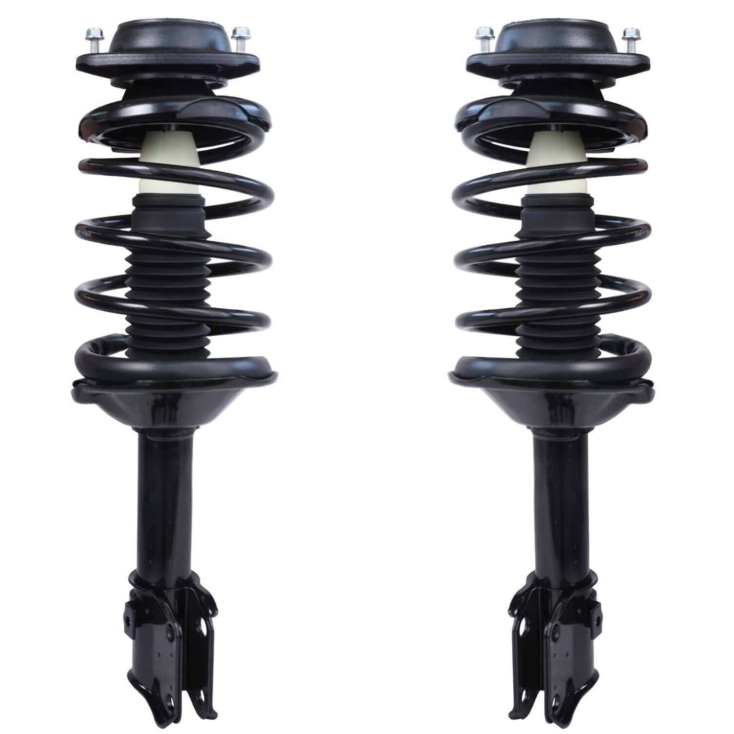 Detroit Axle - Front 2pc Struts for 98-02 Subaru Forester, 2 Struts w/Coil Spring Assembly 1998 ...
