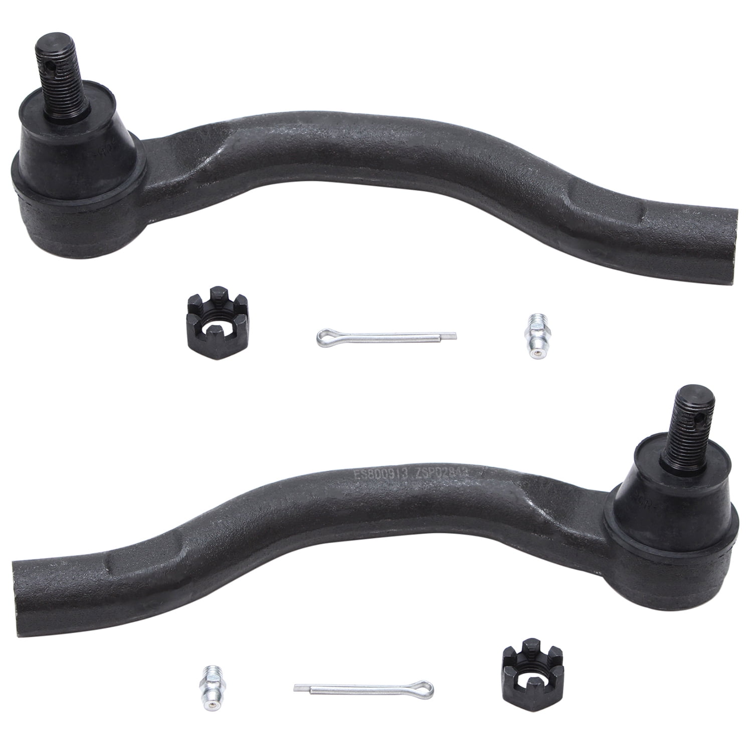 Detroit Axle - Front 2pc Tie Rods for 2013-2019 Acura ILX, 12-15 Honda Civic, 2 Suspension Outer ...