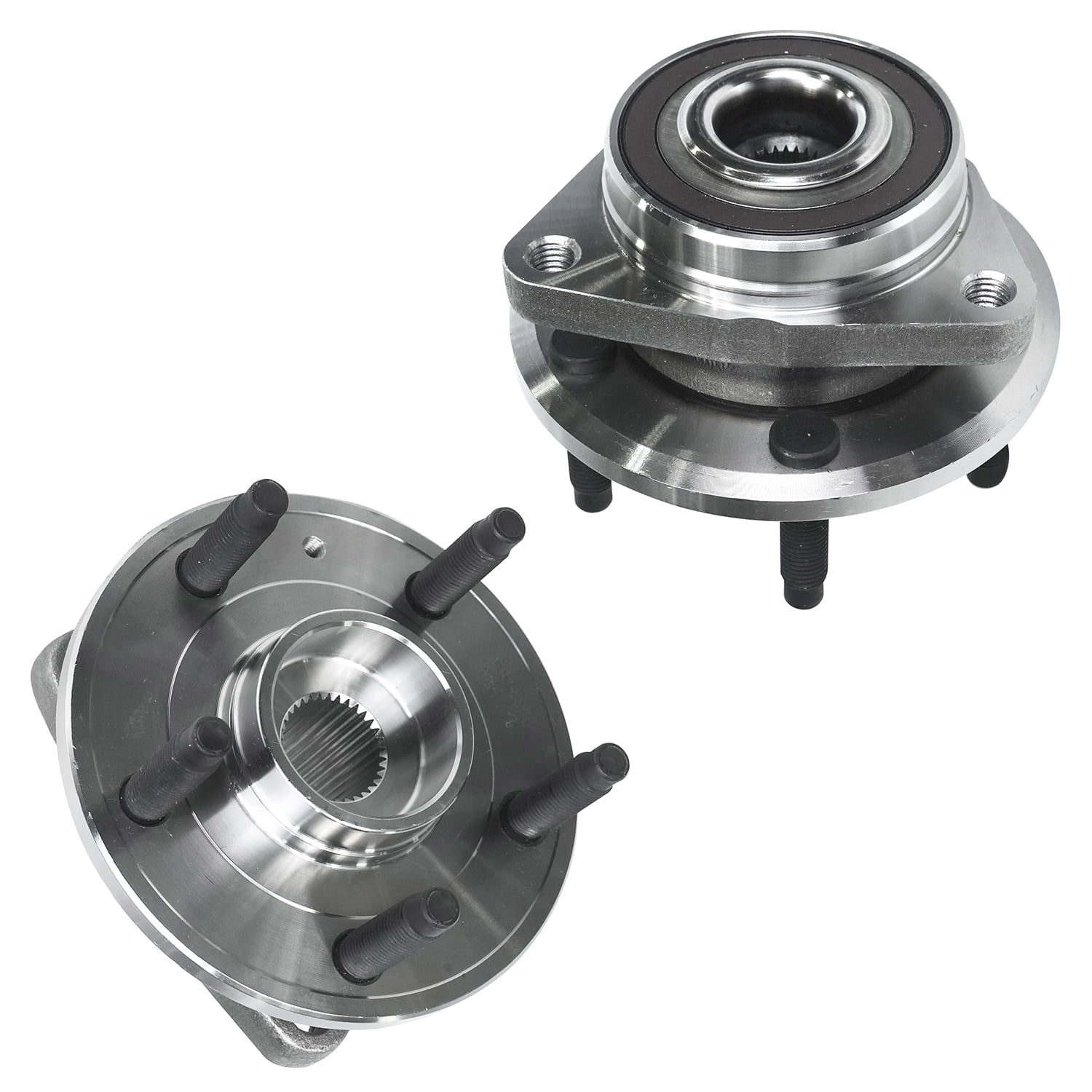 Detroit Axle - Front 2pc Wheel Bearing Hubs for 11-15 Chevrolet Cruze ...