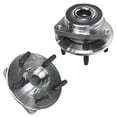 Detroit Axle - Front 2pc Wheel Bearing Hubs for 11-15 Chevrolet Cruze ...