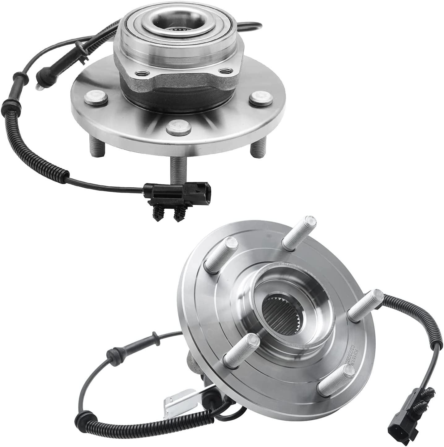 Detroit Axle - Front 2pc Wheel Bearing Hubs for 2009-2012 VW Routan, 08 ...