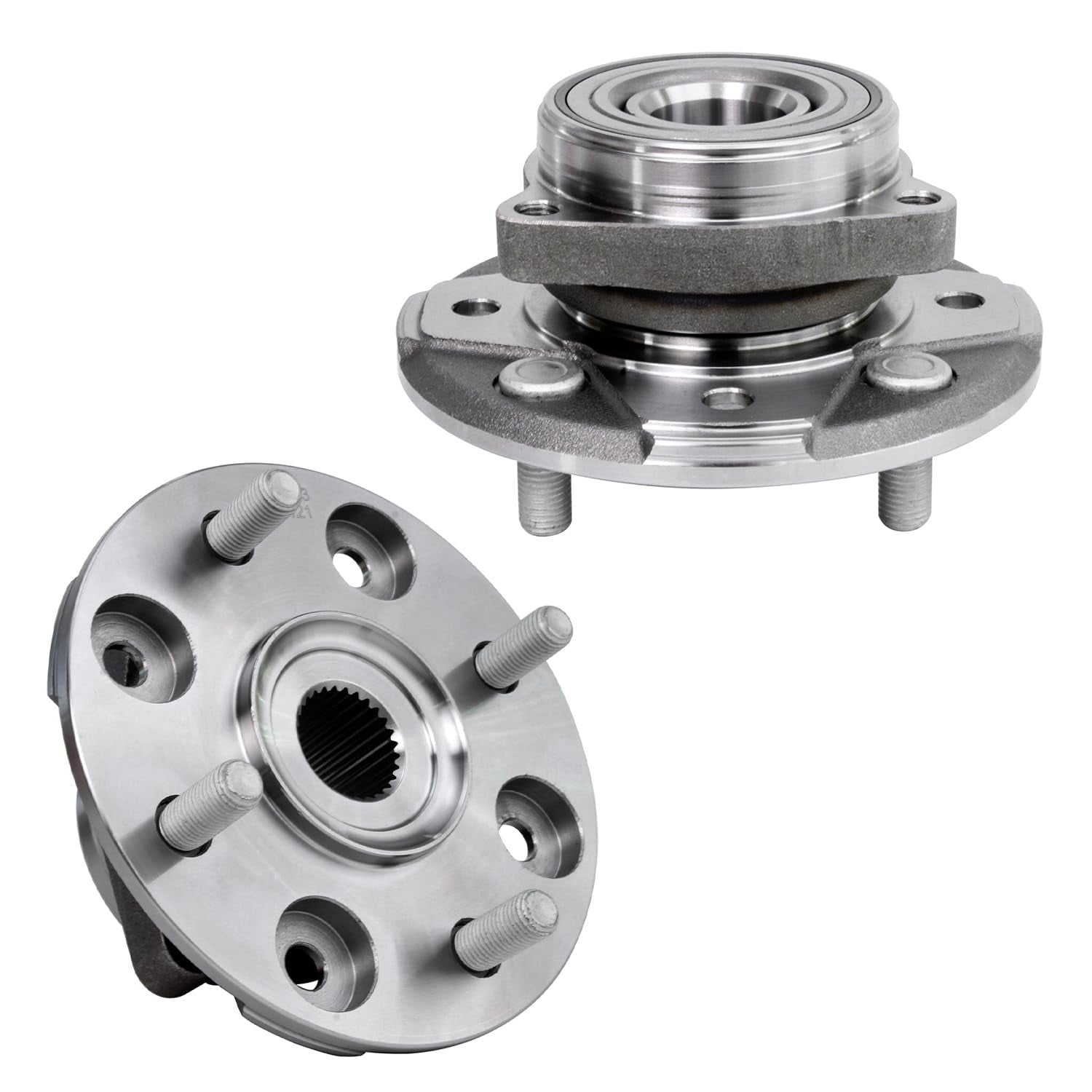 Detroit Axle - Front 2pc Wheel Bearing Hubs for 90-97 Honda Accord, 97 ...