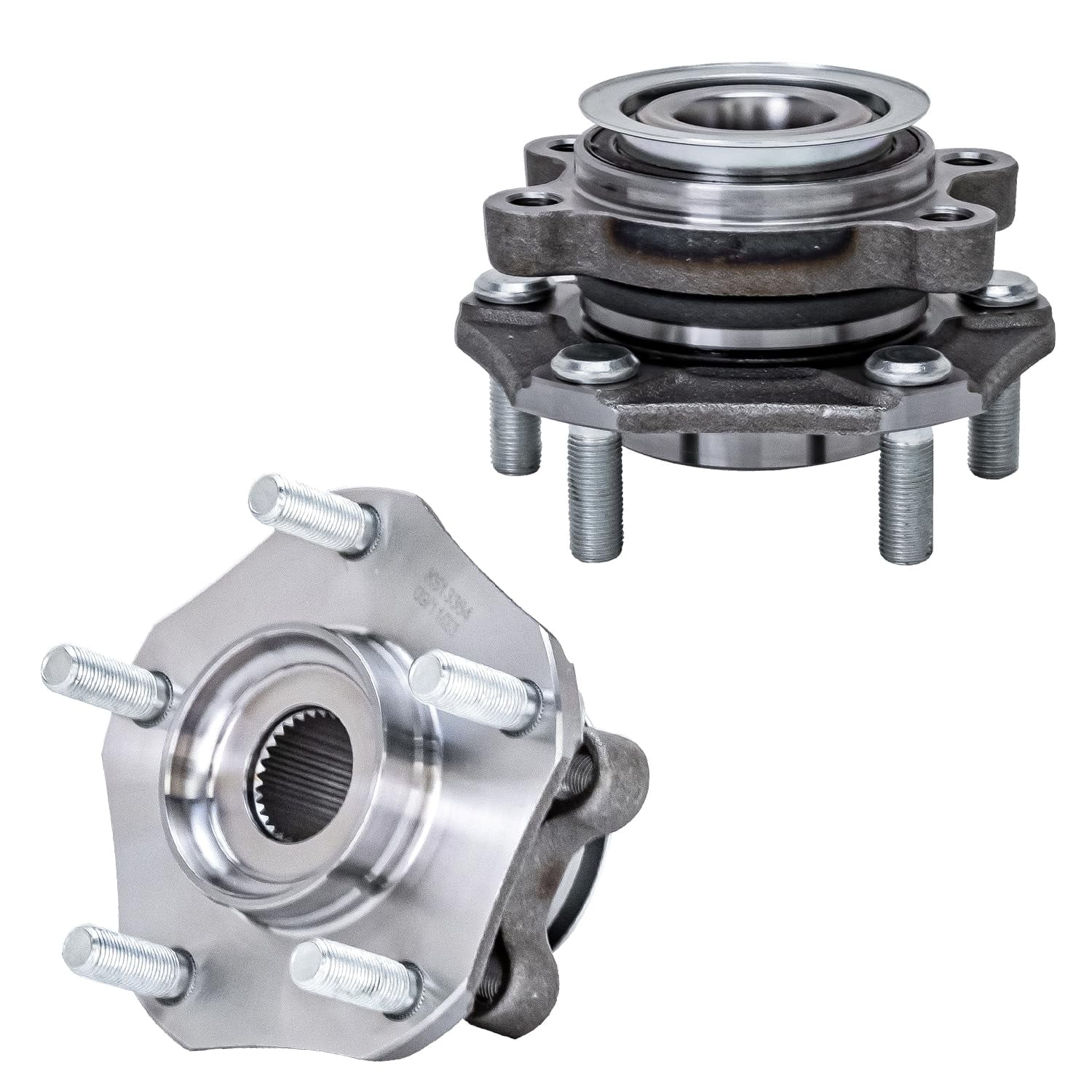 Detroit Axle - Front 2pc Wheel Bearing Hubs for Chevy City Express ...