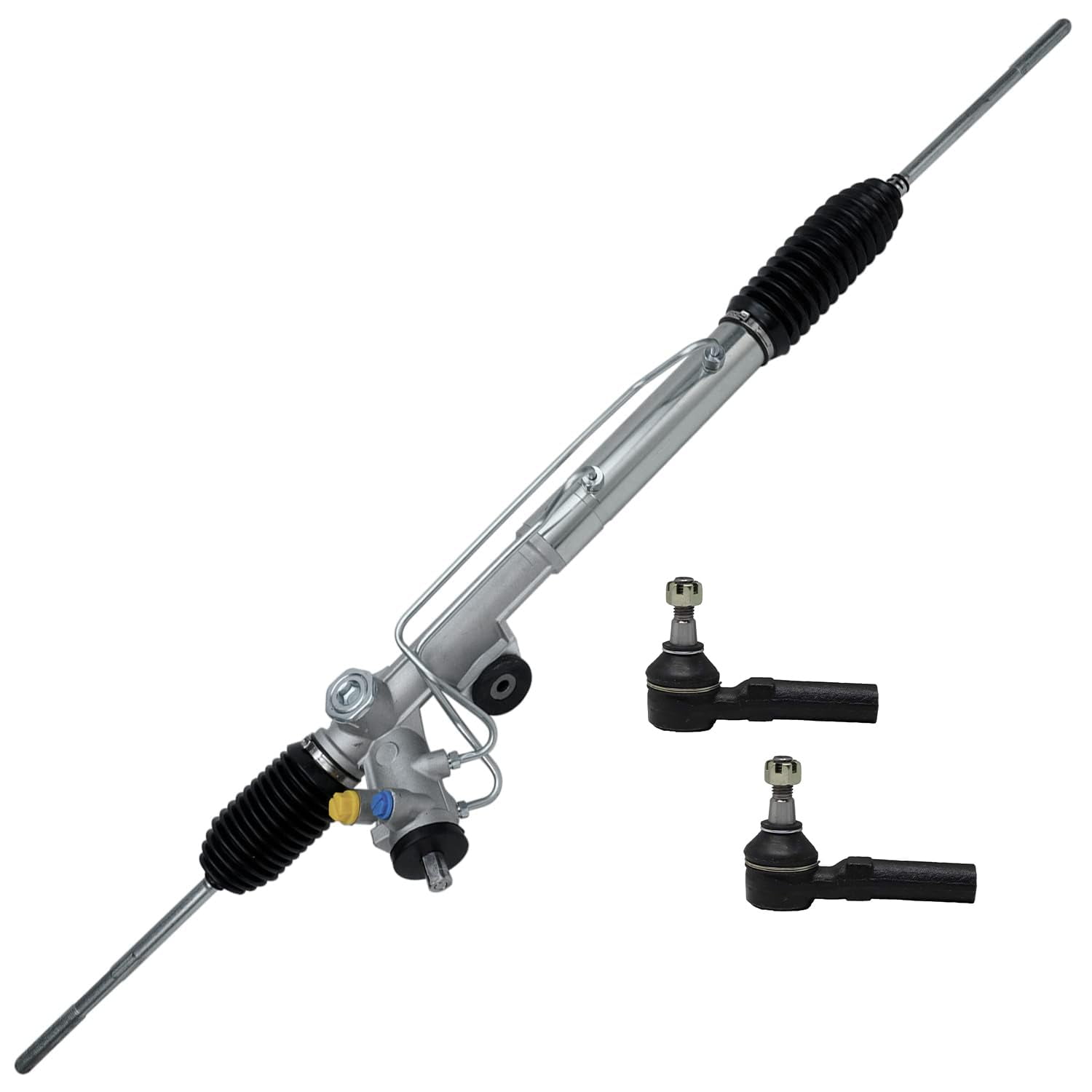 Detroit Axle - Front 3pc Rack and Pinion Kit for 84-87 Chevrolet ...