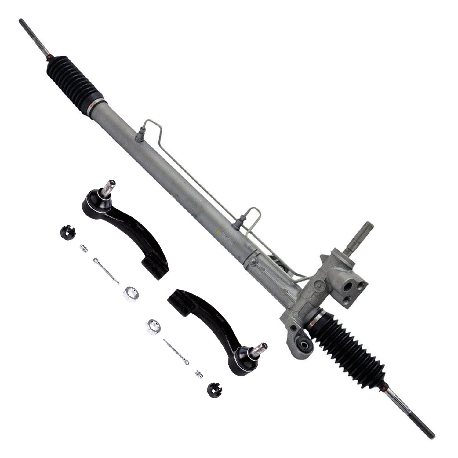 Detroit Axle - Front 3pc Rack & Pinion Kit for Chrysler Cirrus Sebring ...
