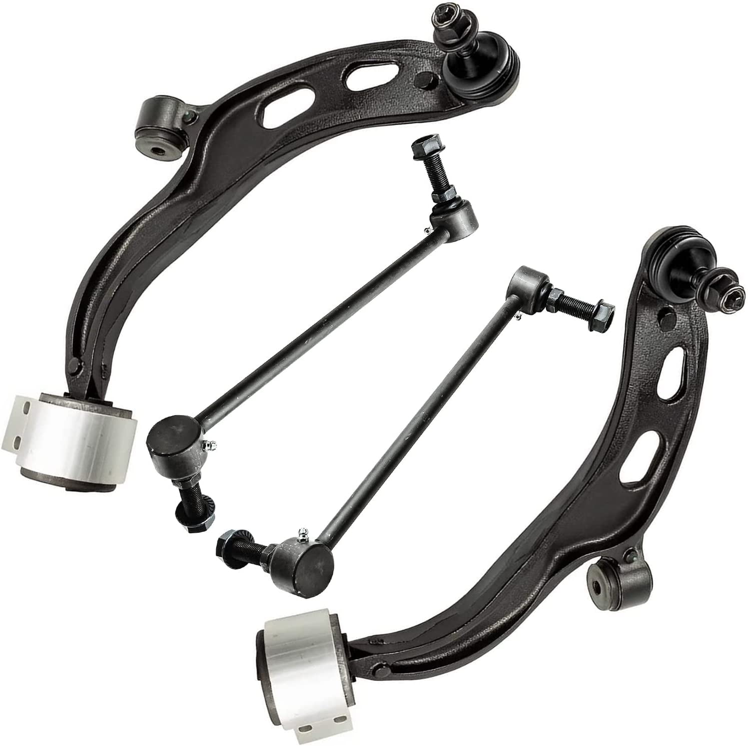 Detroit Axle - Front 4pc Control Arms Kit for Ford Flex Taurus Police ...
