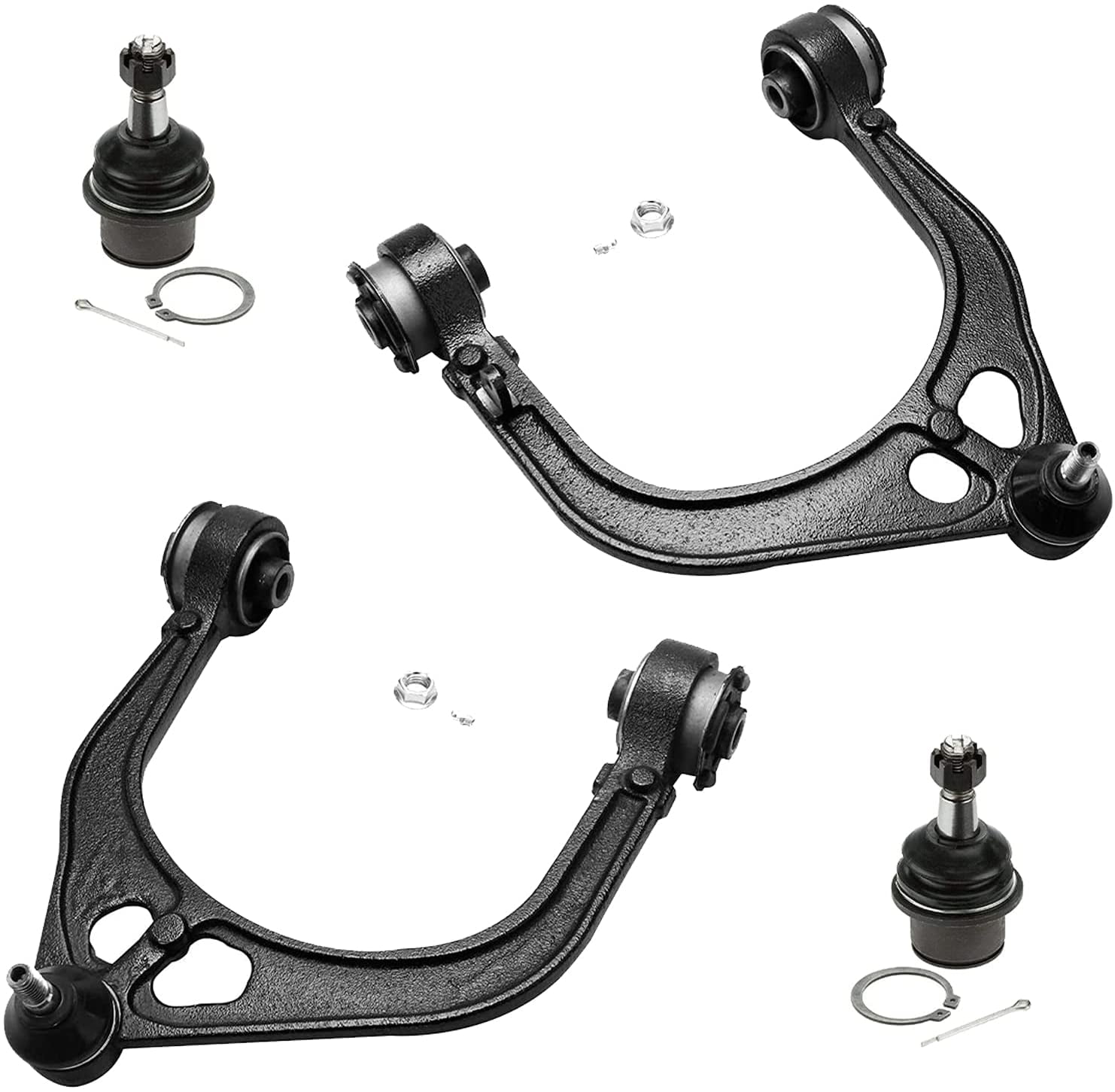 Detroit Axle - Front 4pc Control Arms Kit for RWD 2008-2019 Dodge ...