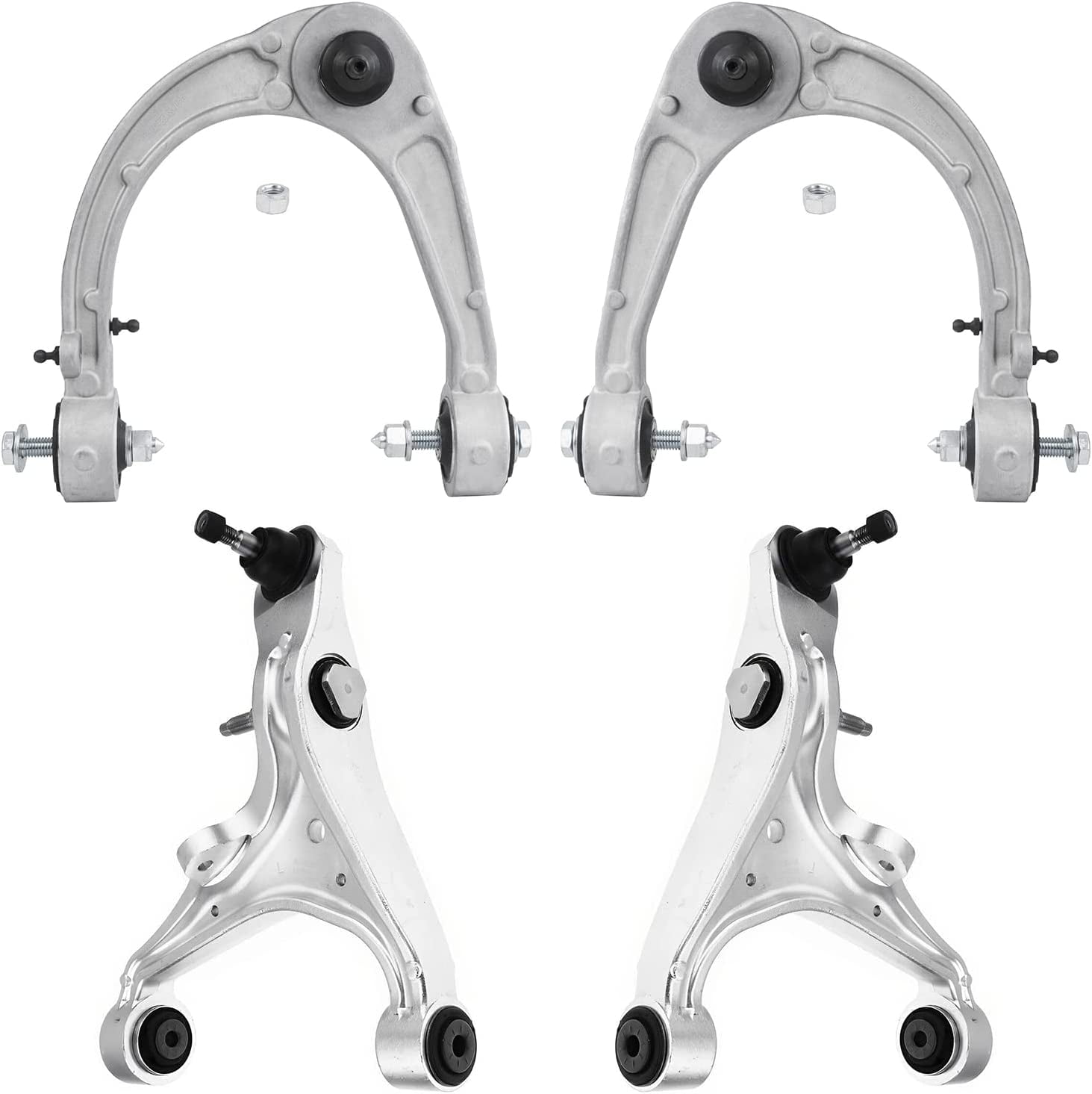 Detroit Axle - Front 4pc Control Arms Kit for AWD 2008-2014 Cadillac ...