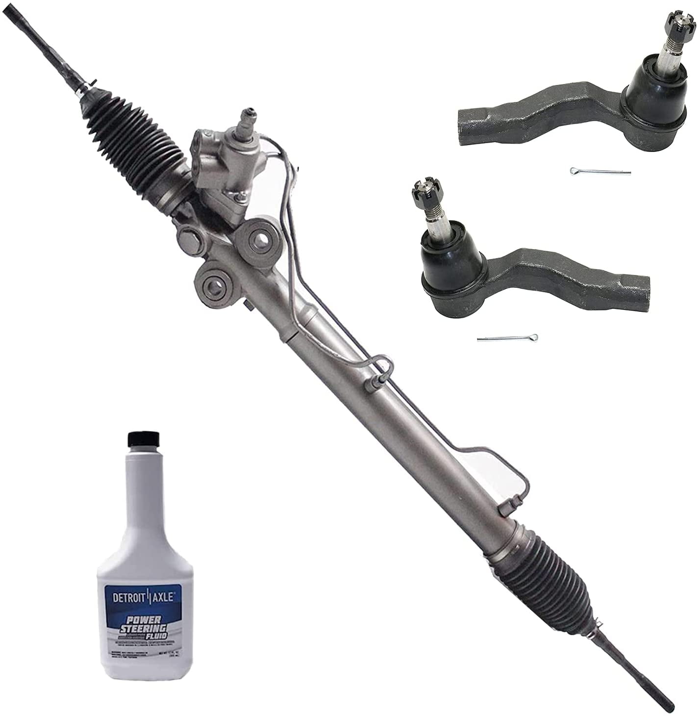 Detroit Axle - Front 4pc Rack & Pinion for 2003-2005 Nissan 350Z ...