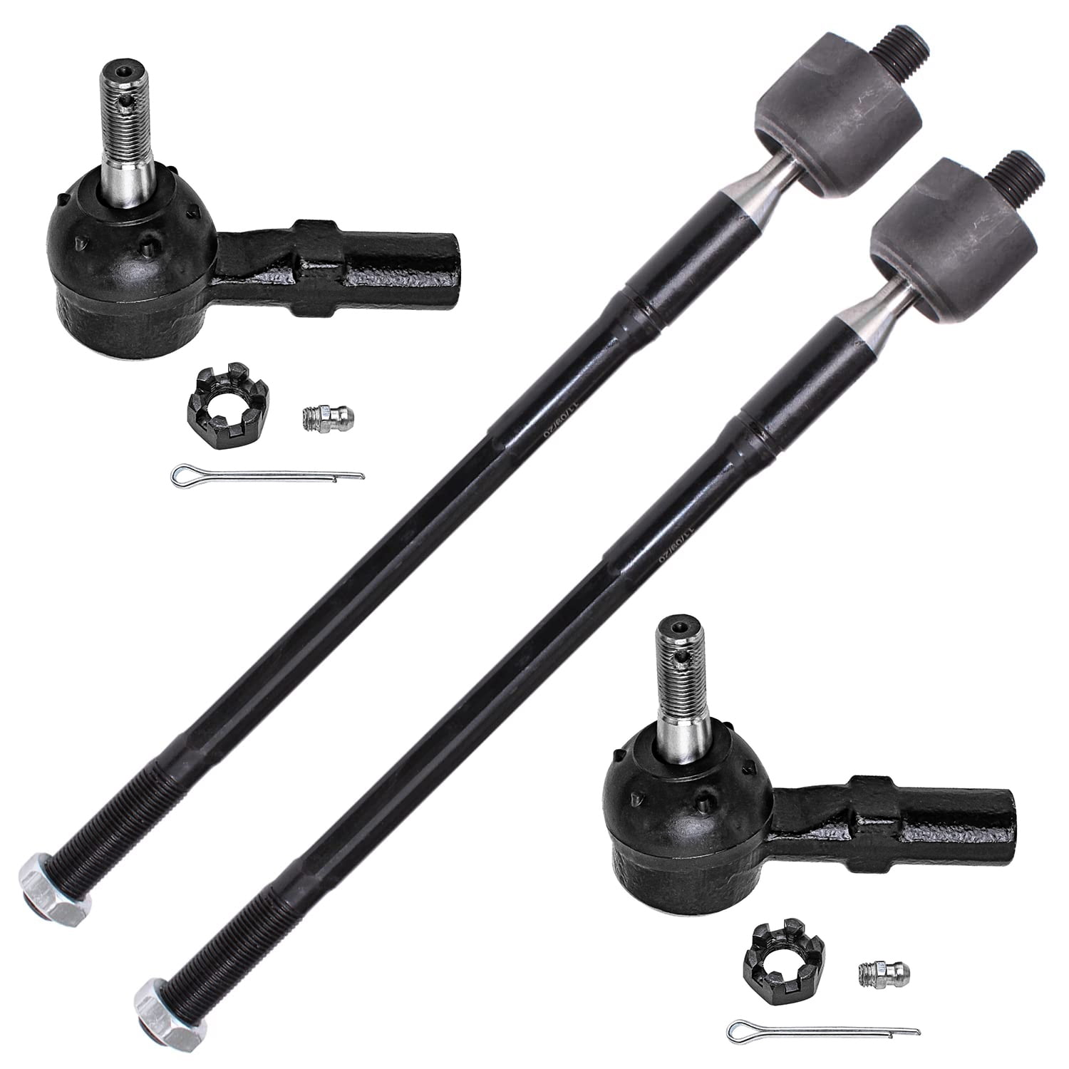 Detroit Axle - Front 4pc Tie Rods for 99-03 Lexus RX300, 4 Outer and ...