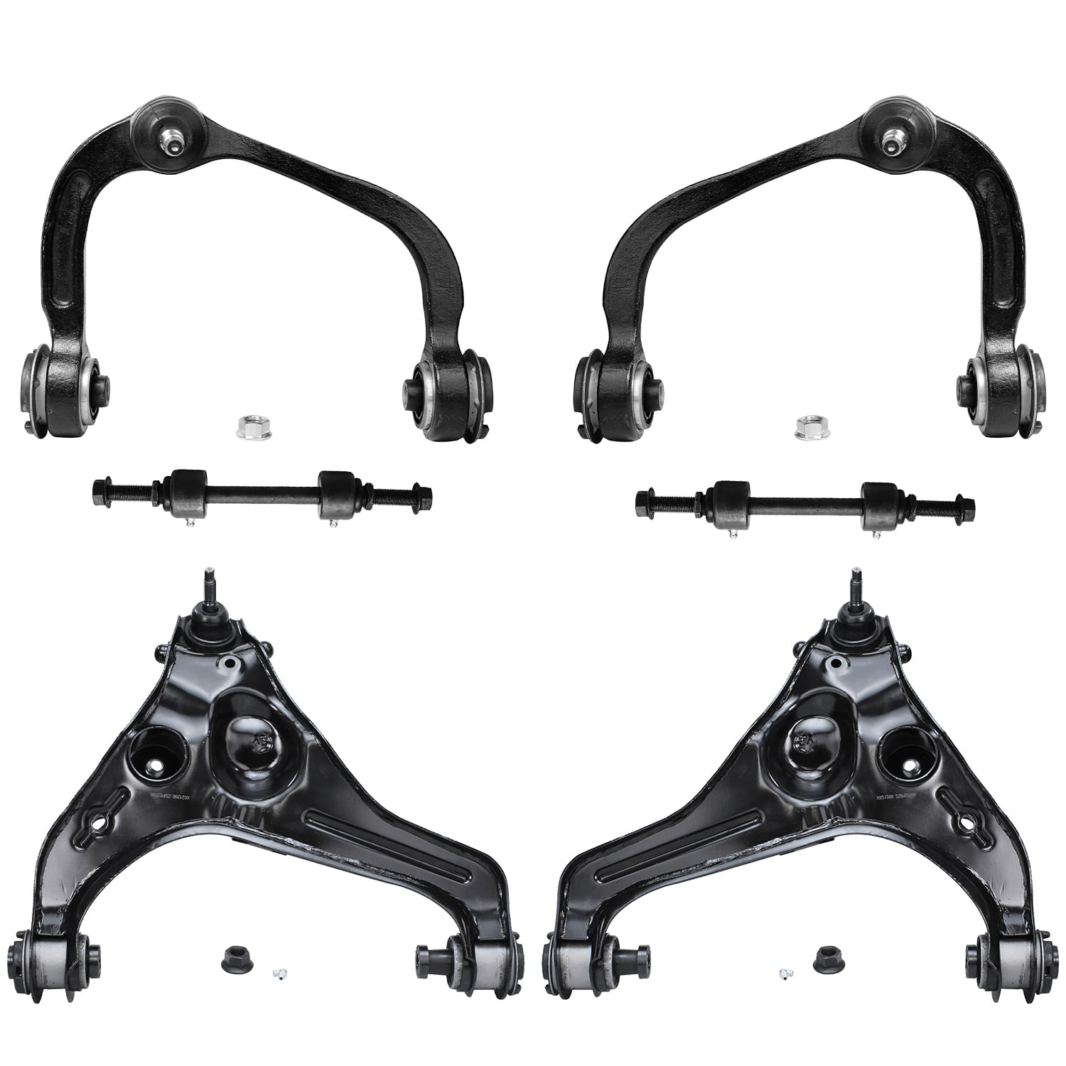 Detroit Axle - 6pc Front Control Arms Kit for 4WD 09-13 Ford F-150 ...