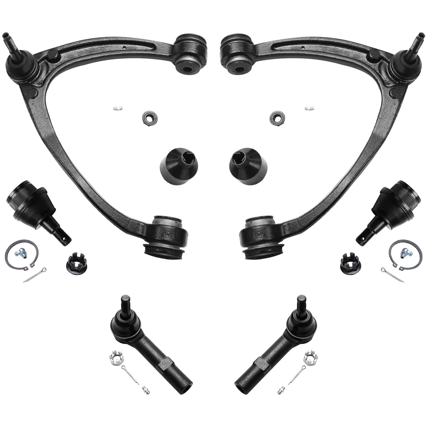 Detroit Axle Control Arms Suspension Kit, Front 6pc Set, Fits Silverado ...