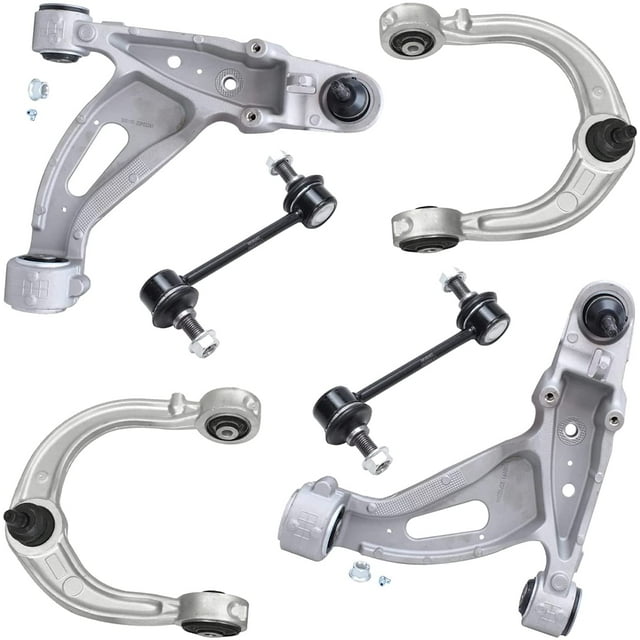 Detroit Axle - Front 6pc Control Arms Kit for RWD 03-07 Cadillac CTS, 4 Upper & Lower Control ...