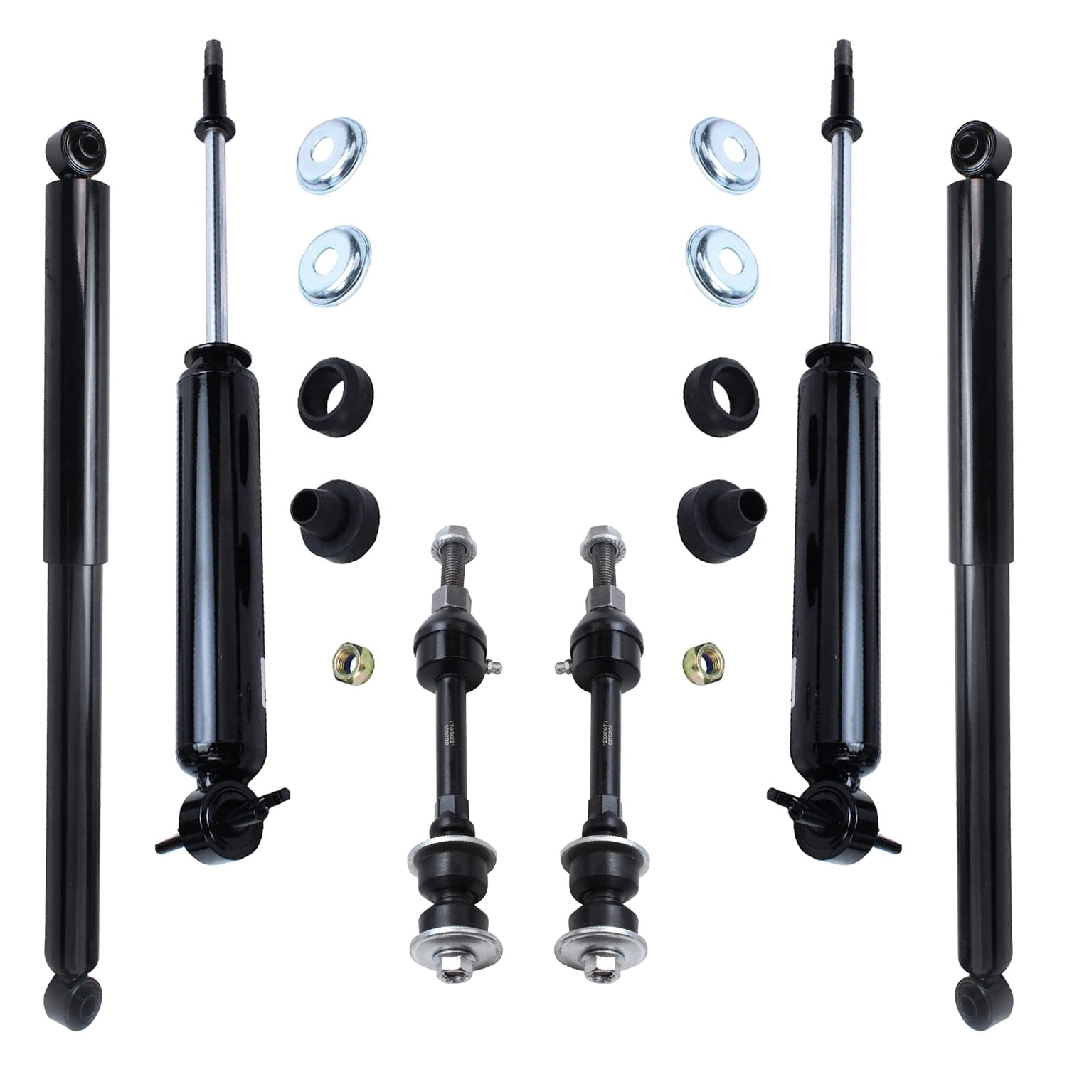 Detroit Axle Front 6pc Shock Absorbers Kit For Rwd 2003 2010 Dodge