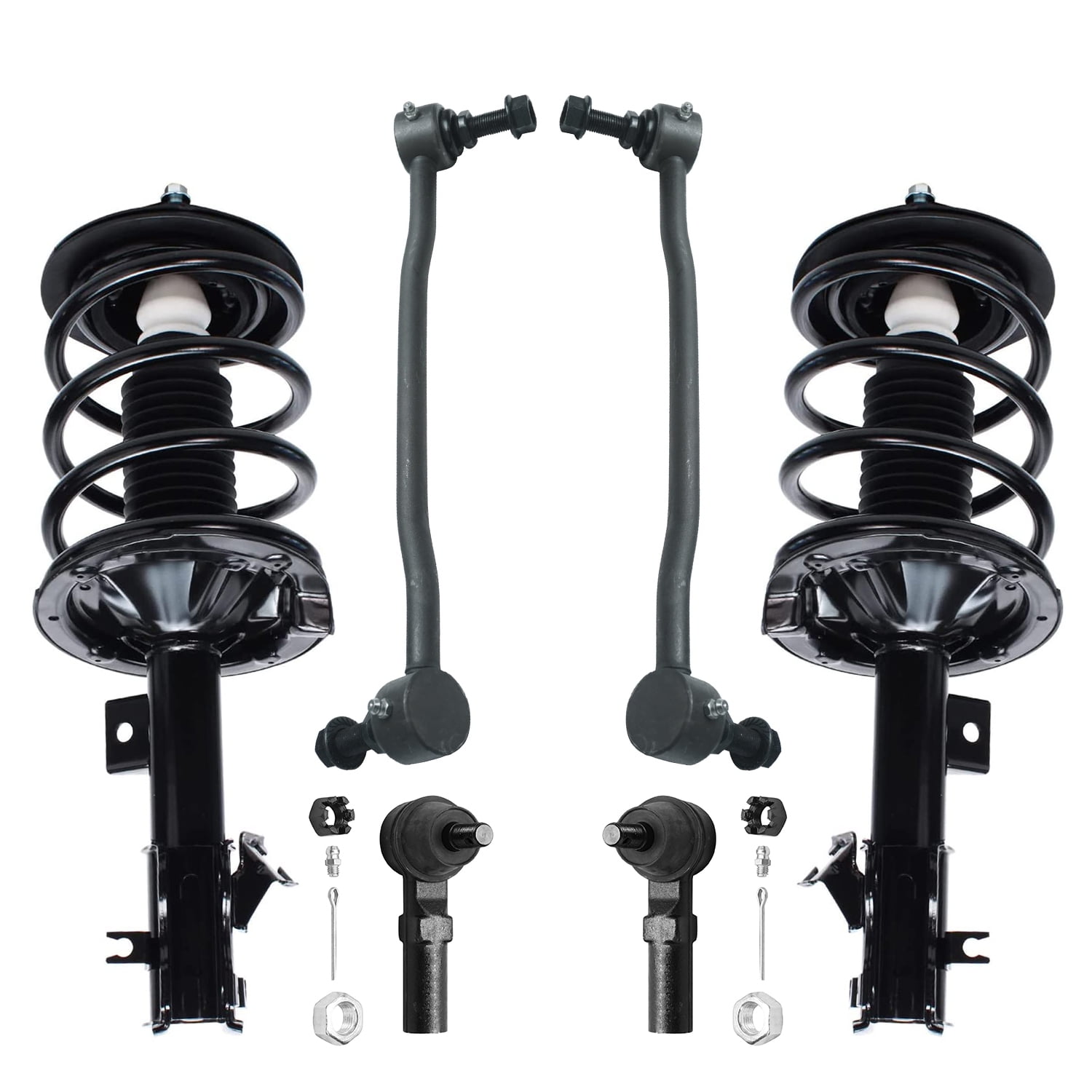 Detroit Axle - Front 6pc Struts Kit for 04-08 Nissan Maxima, 2 Struts w ...