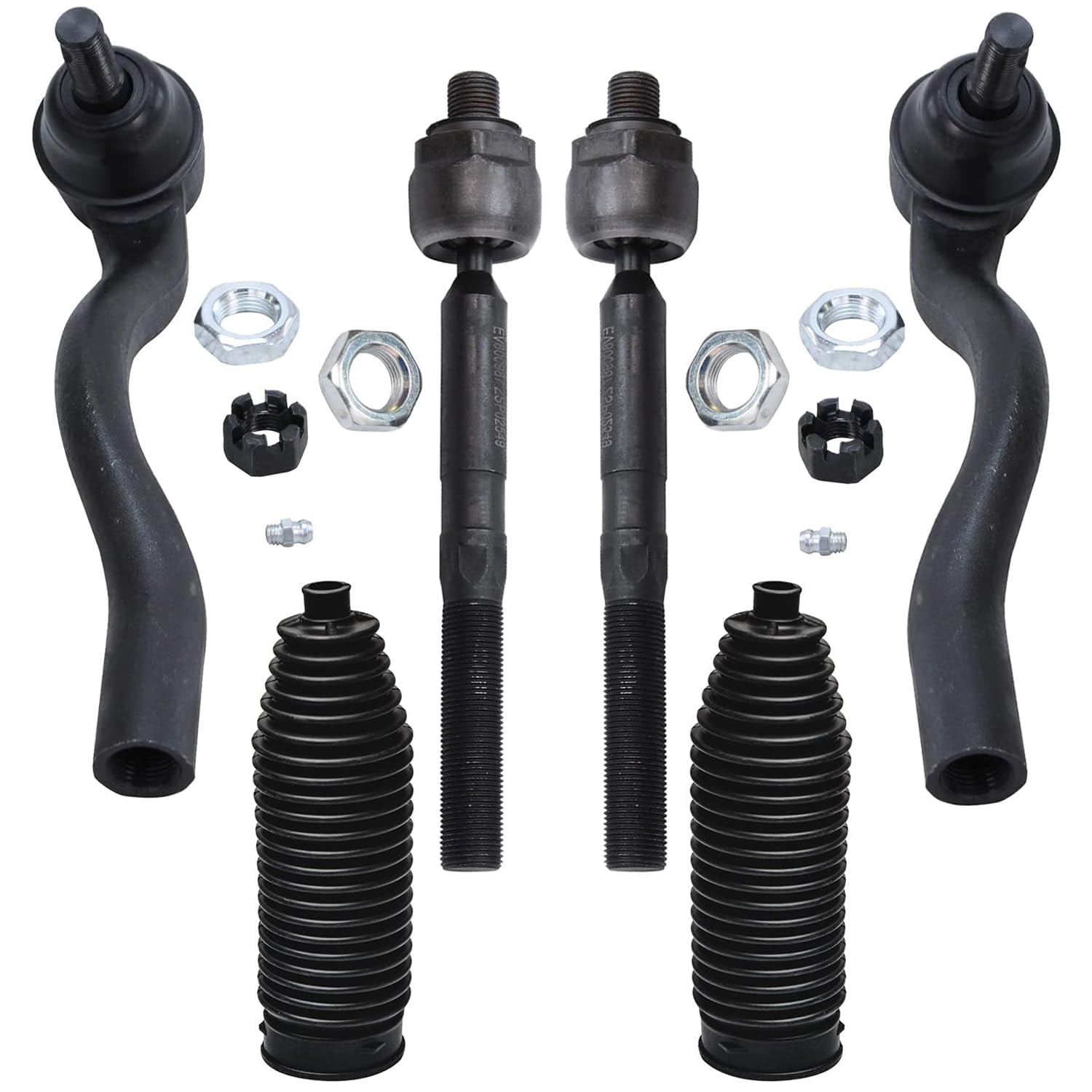 Detroit Axle - Front 6pc Suspension Kit for 11-15 Dodge Durango Jeep ...