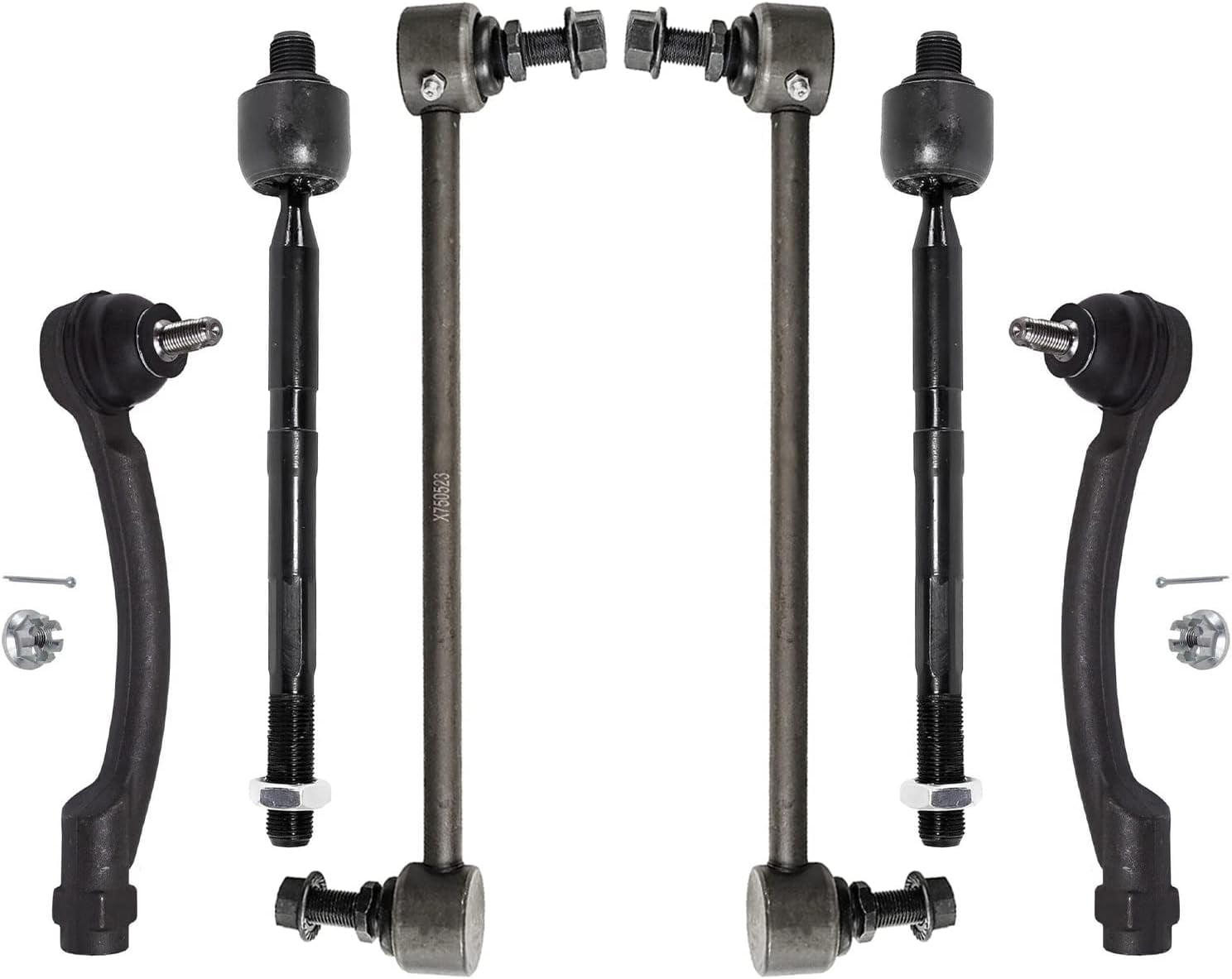 Detroit Axle - Front 6pc Suspension Kit for 14-16 Kia Forte Koup, 14-18 ...