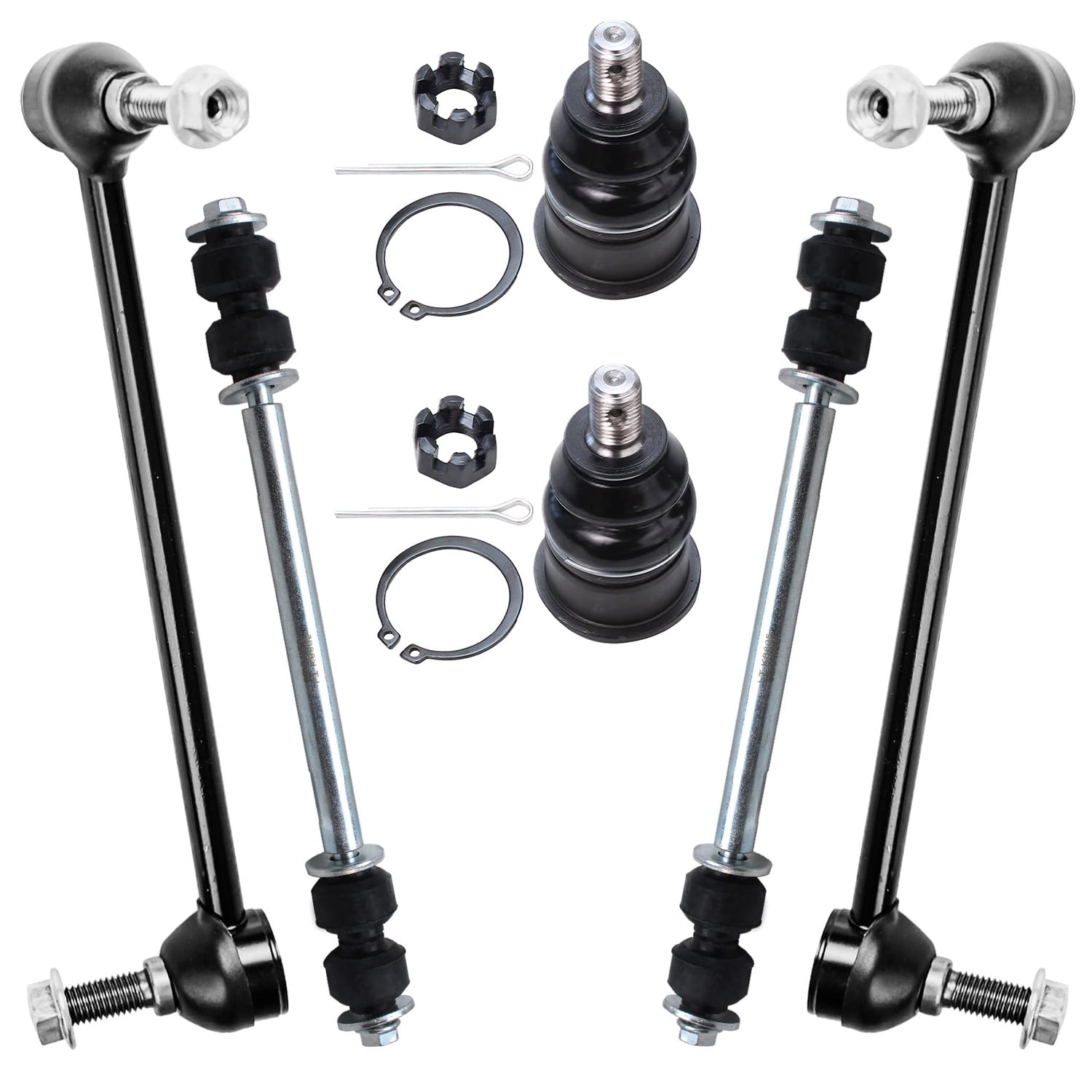 Detroit Axle - Front 6pc Suspension Kit for 1996-2007 Ford Taurus, 96 ...