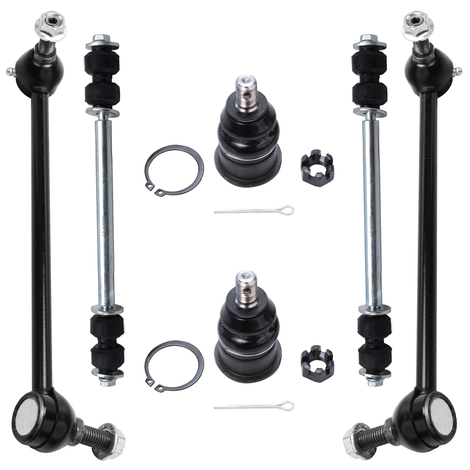 Detroit Axle - Front 6pc Suspension Kit for 1996-2007 Ford Taurus, 96 ...