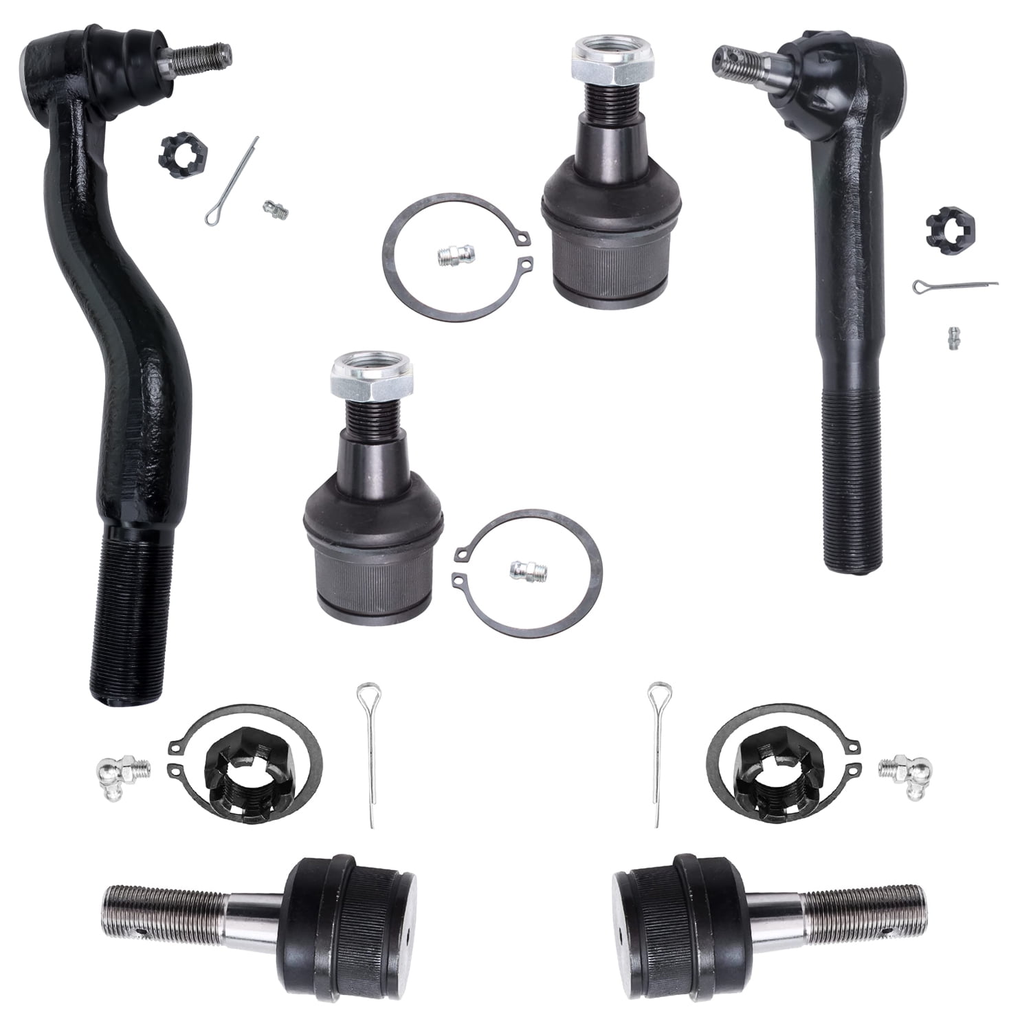 Detroit Axle - Front 6pc Suspension Kit for 4WD 1999-2004 Ford F-250 F ...