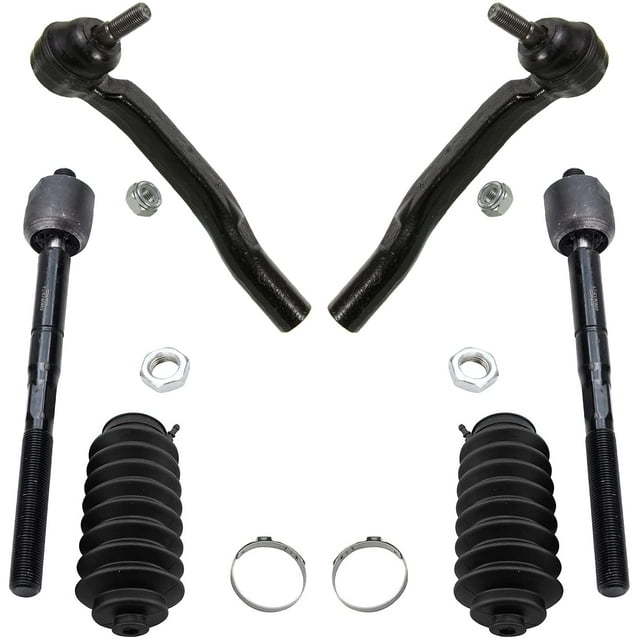 Detroit Axle - Front 6pc Suspension Kit for 2004-2010 Toyota Sienna, 4 Tie Rods 2 Boots ...
