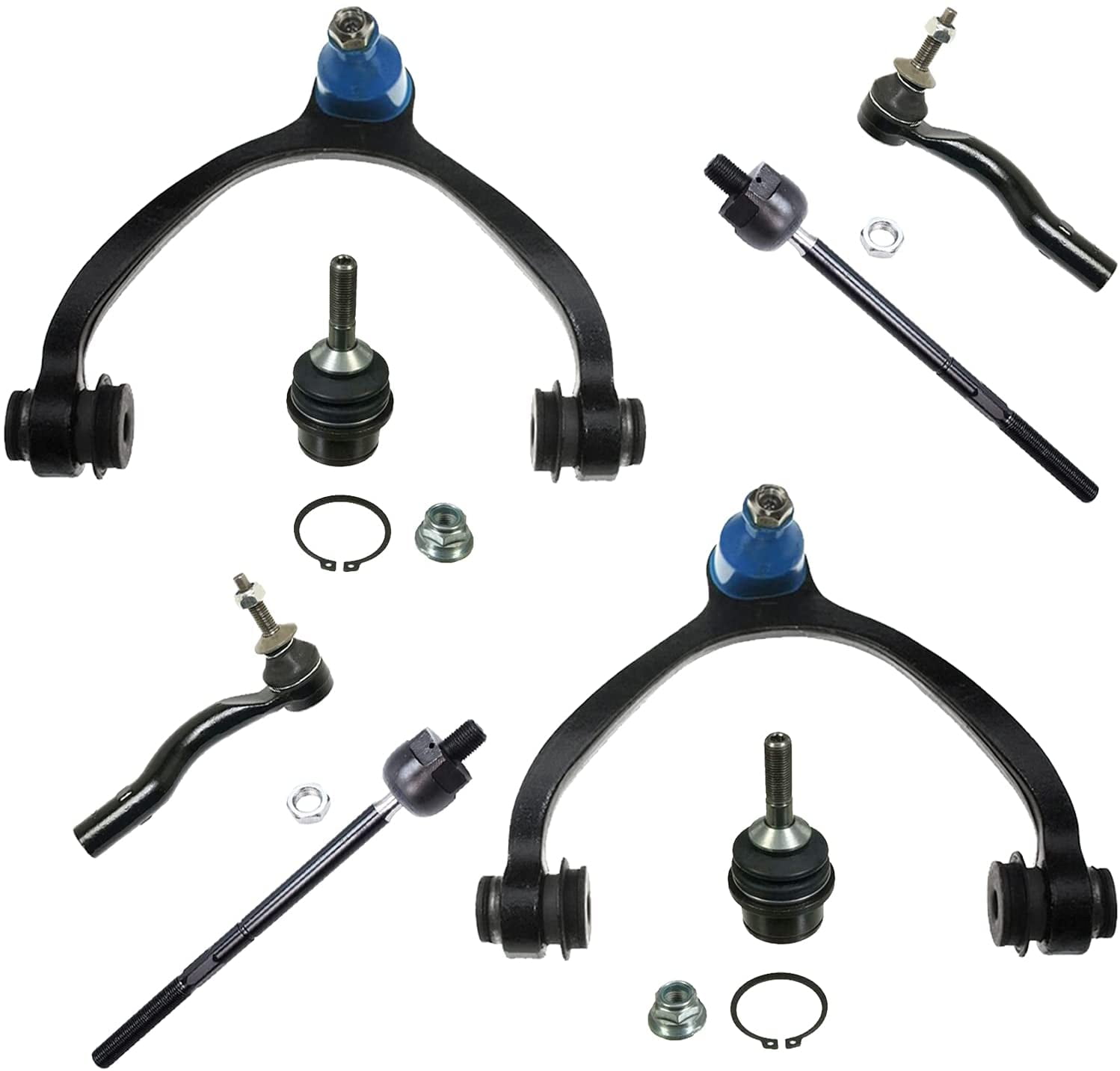 Detroit Axle - Front 8pc Control Arms Kit for 03-11 Ford Crown Victoria ...