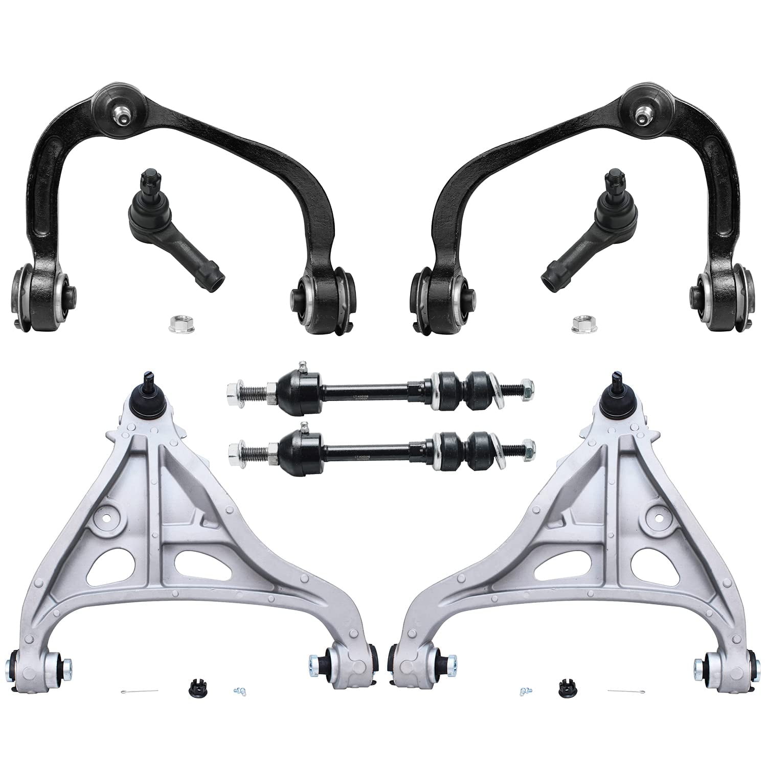 Detroit Axle - Front 8pc Control Arms Kit for 05-08 Ford F-150 Lincoln ...