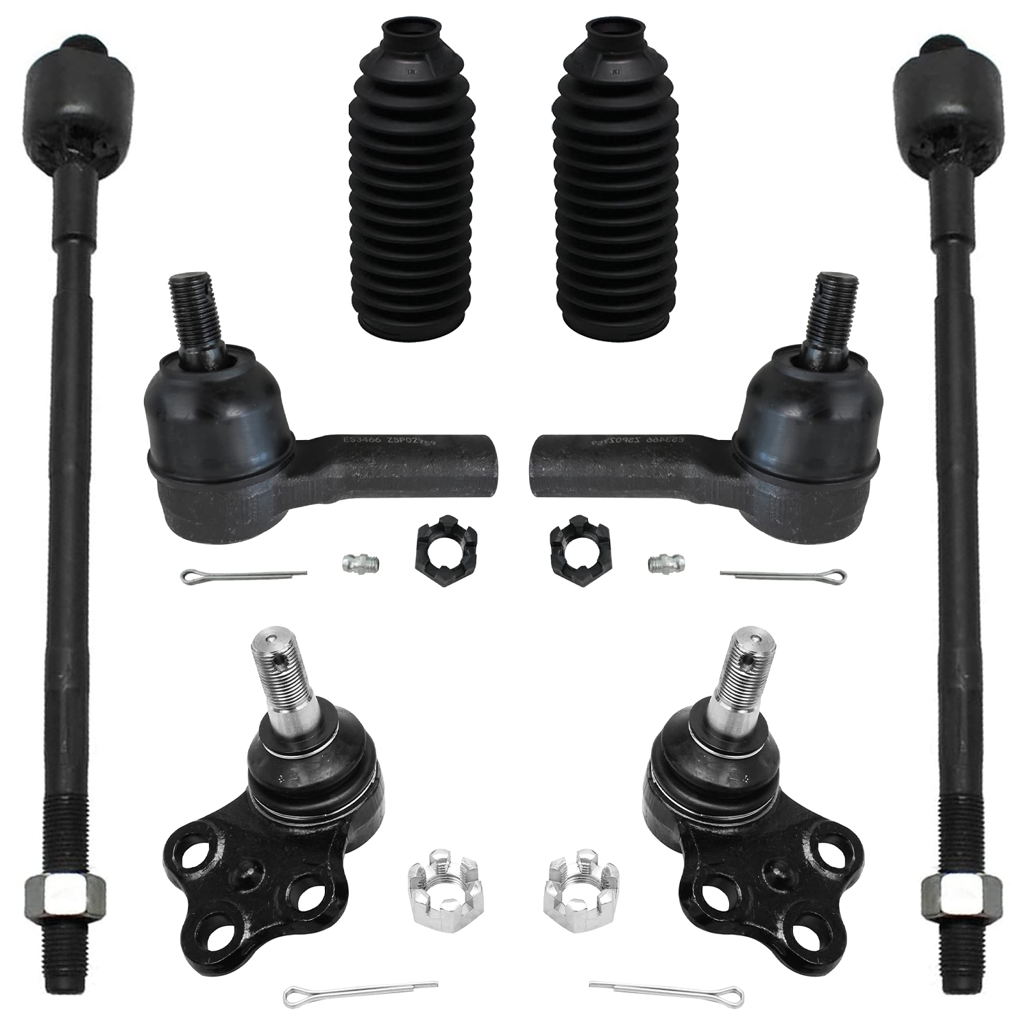 Detroit Axle - Front 8pc Suspension Kit for 96-04 Nissan Pathfinder, 97 ...