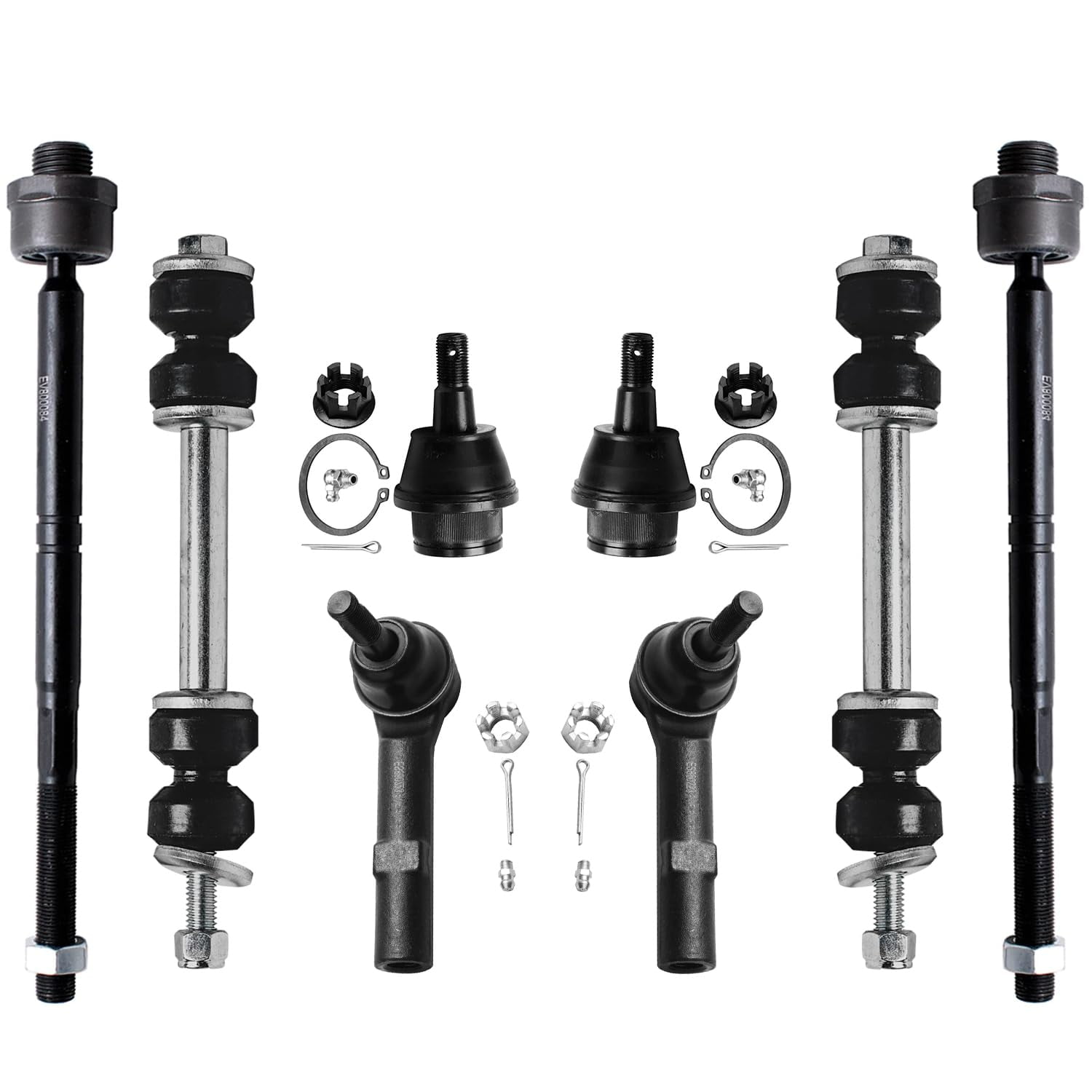 Detroit Axle - Front 8pc Suspension Kit for Chevy Silverado GMC Sierra Yukon XL Suburban 1500 ...