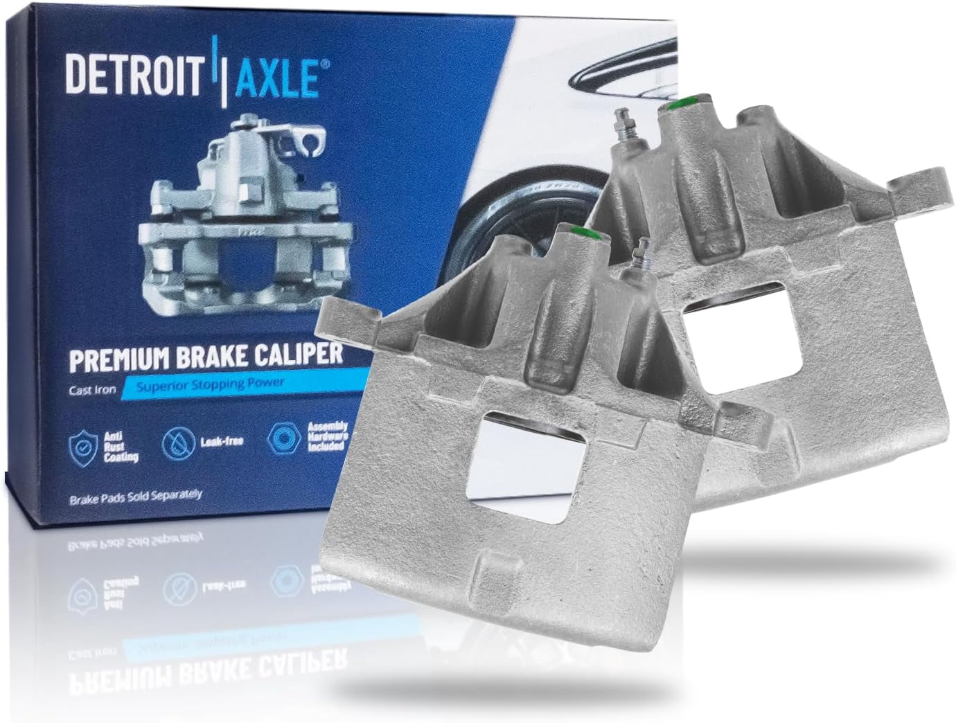 Detroit Axle - Front Brake Calipers for Chevrolet Impala Monte Carlo ...