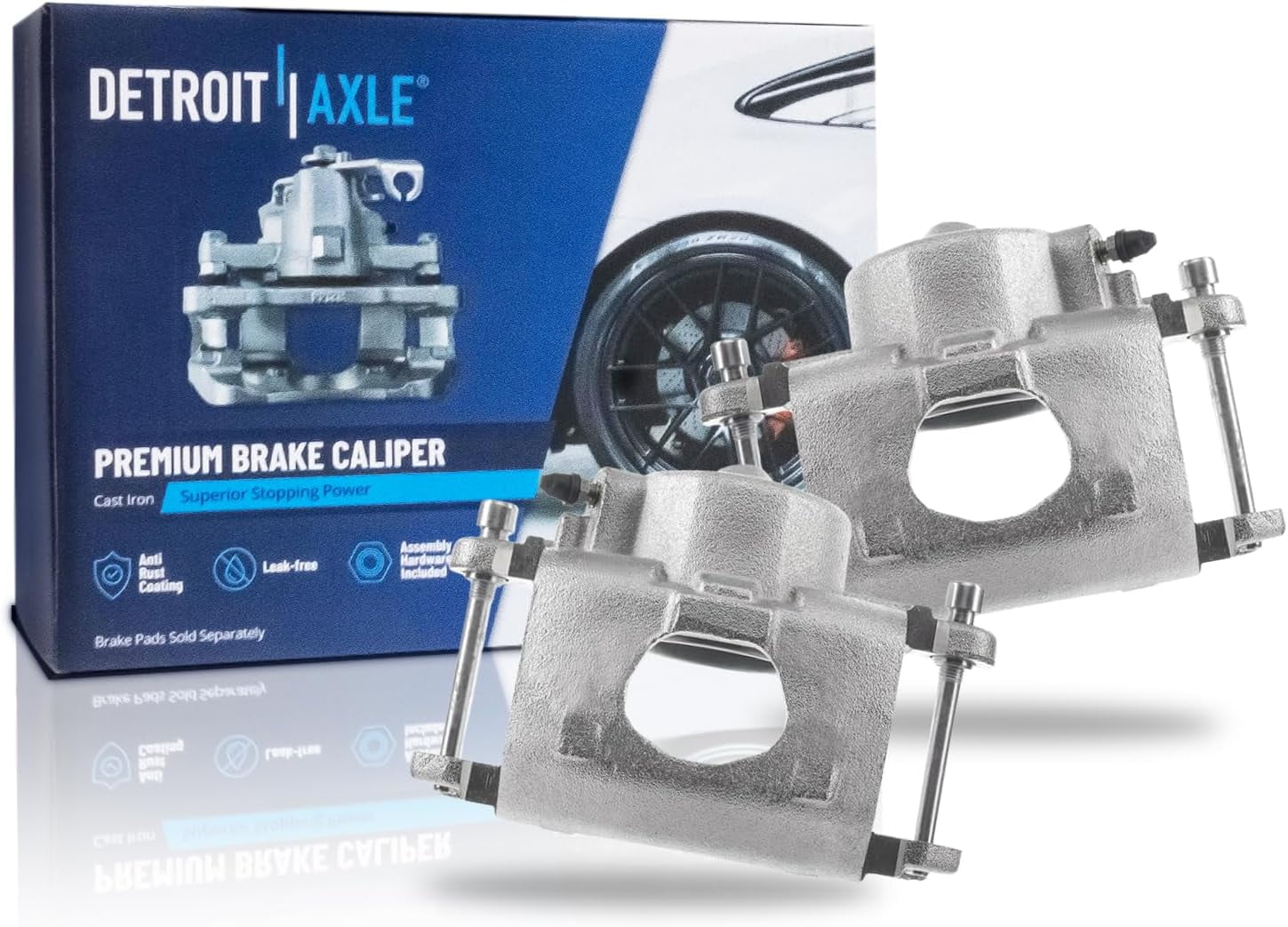 Detroit Axle - Front Brake Calipers for Chevy Camaro Impala Astro ...