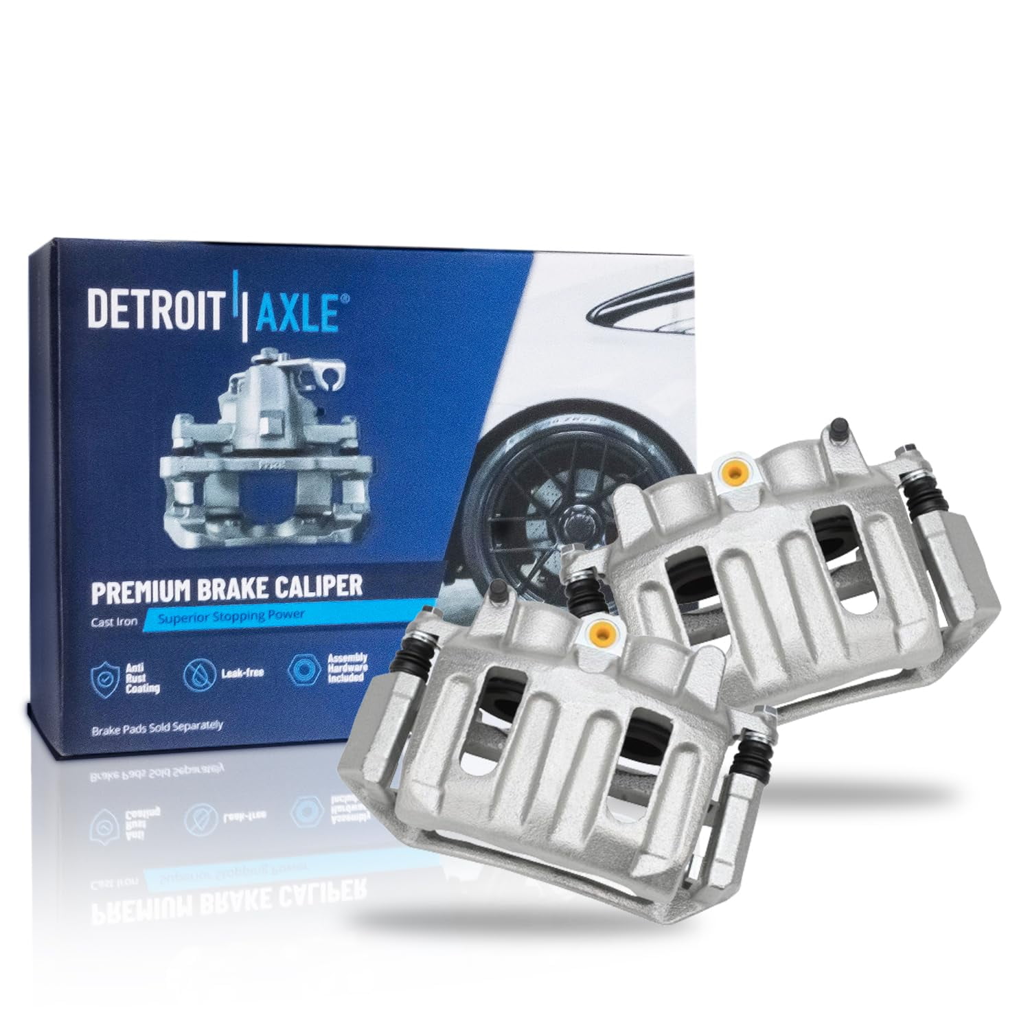 Detroit Axle - Front Brake Calipers for Ford F-150 1996-2003, Disc ...