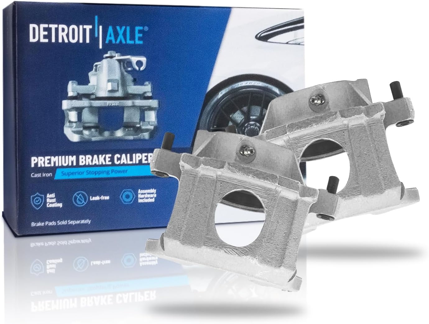 Detroit Axle - Front Brake Calipers for Ford LTD Crown Victoria Country ...
