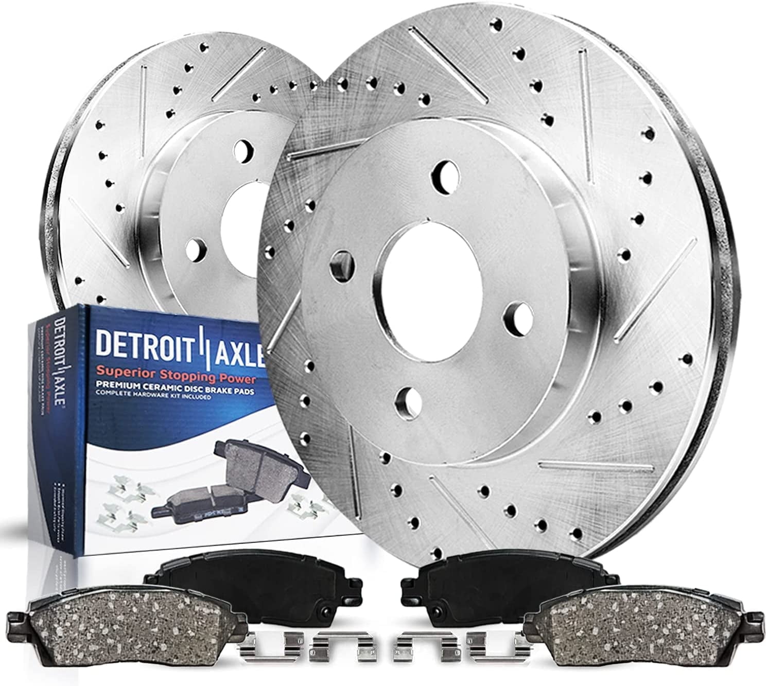 Detroit Axle - Front Brake Kit for 2003-2010 Chevy Cobalt Pontiac G5 ...