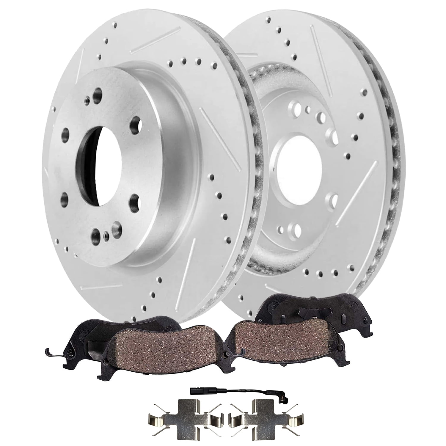 Detroit Axle - Front Brake Kit for Chevy GMC Silverado Sierra 1500 ...