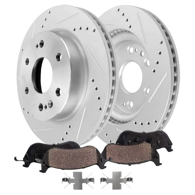 Detroit Axle - Front Brake Kit for Chevy GMC Silverado Sierra 1500 ...