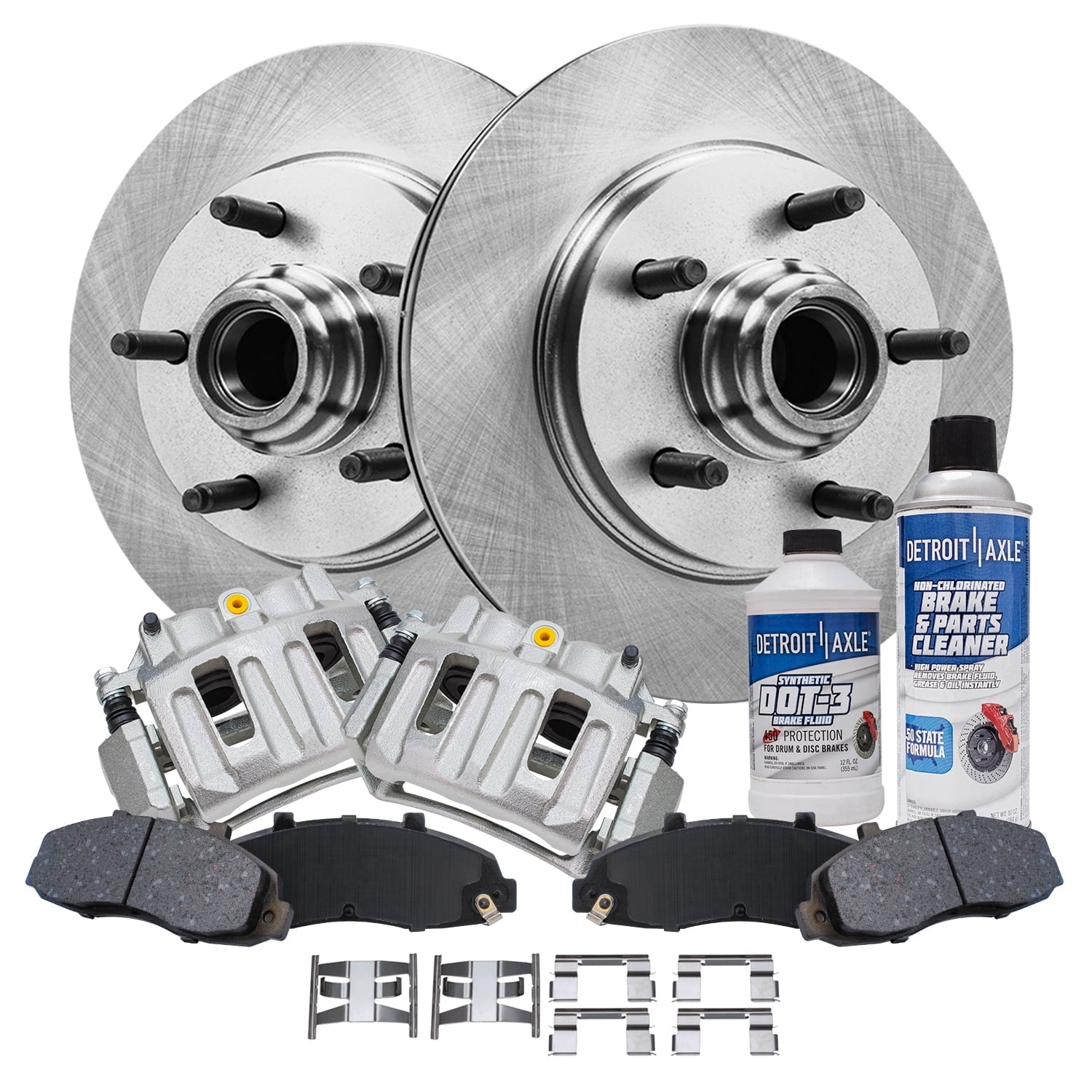 Detroit Axle - Front Brake Kit for 1999-2003 Ford F-150, 2002 Lincoln ...