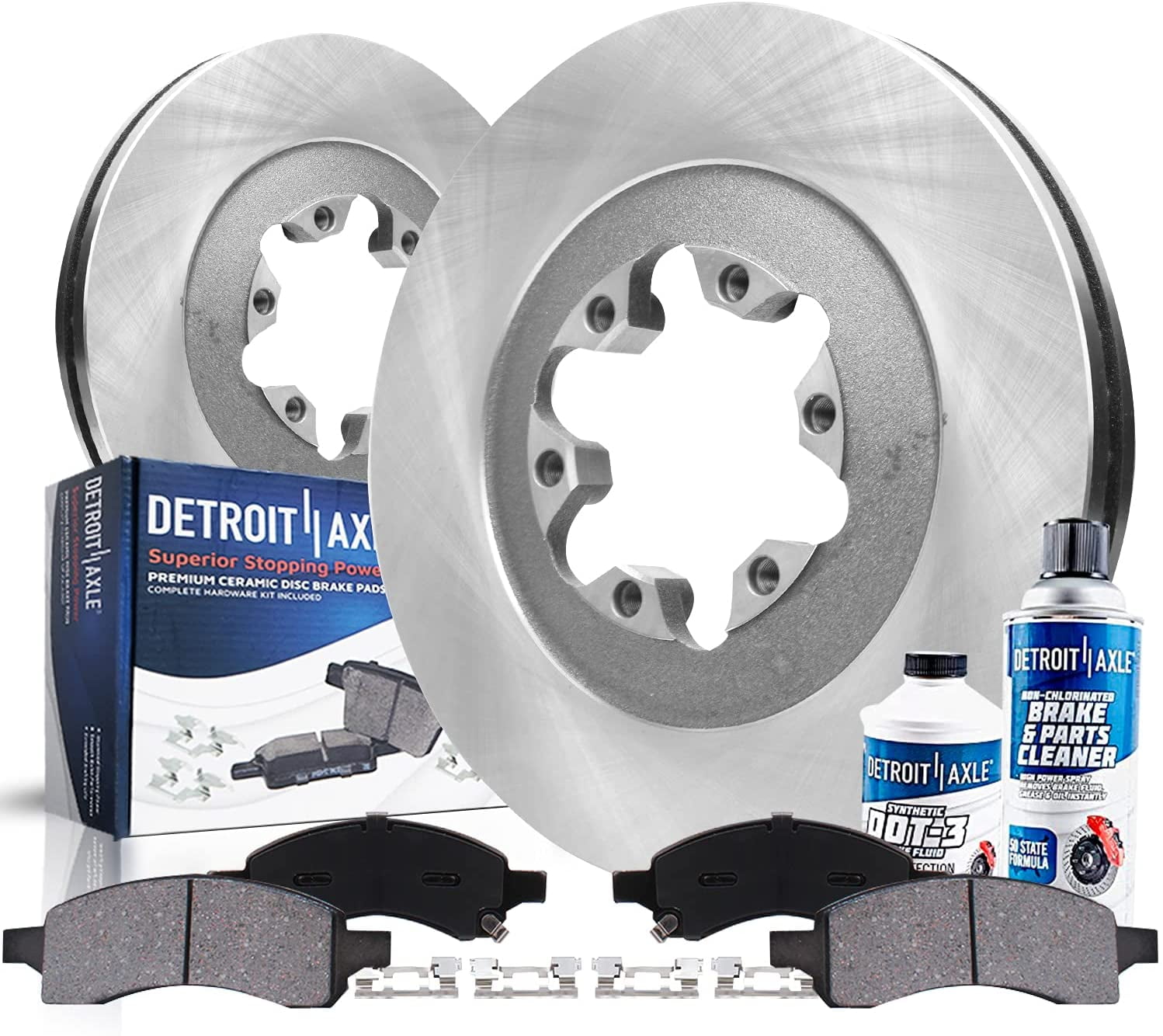 Detroit Axle - Front Brake Kit for 2009-2012 Chevy Colorado GMC Canyon ...